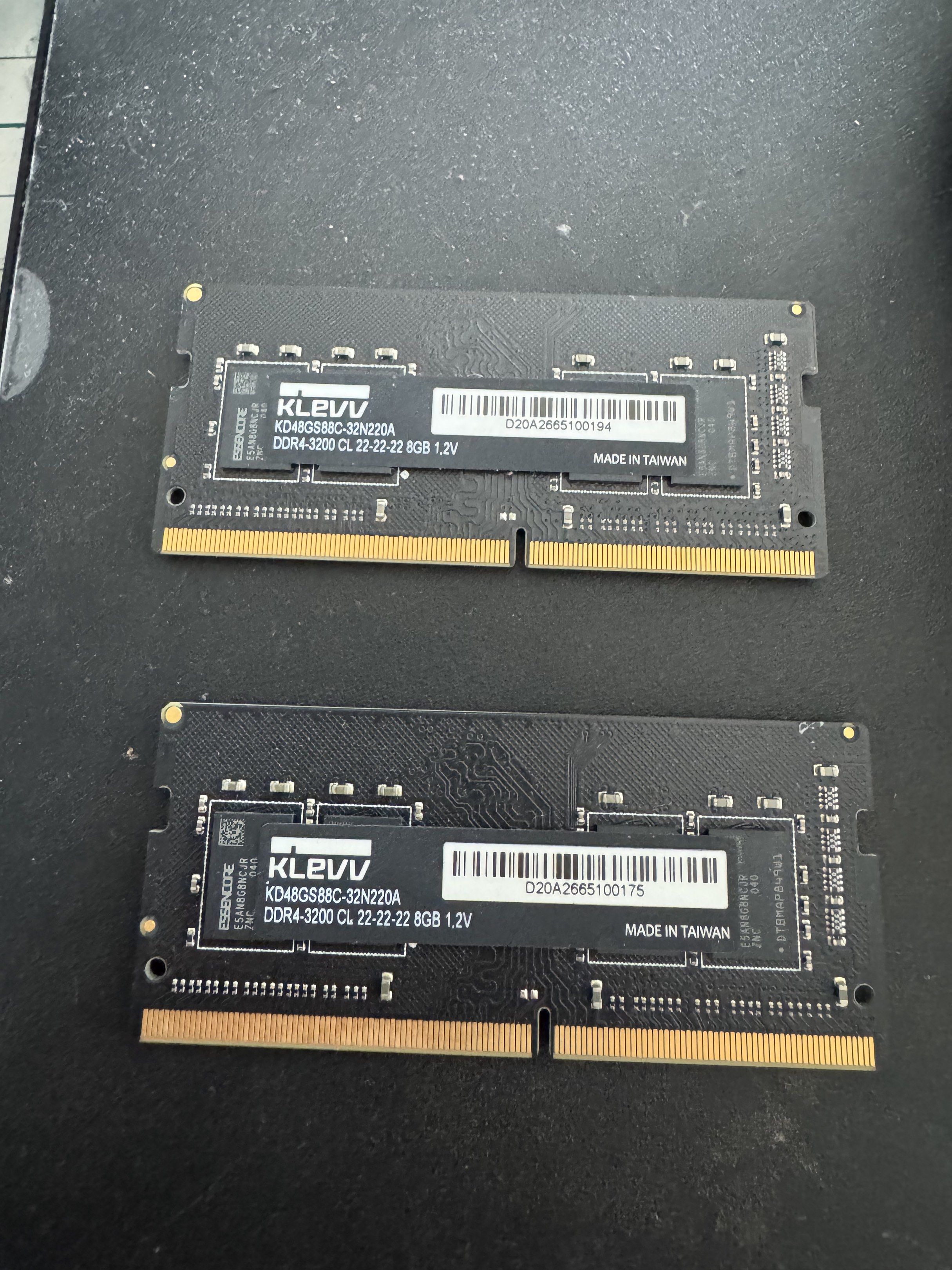 KLEVV DDR4-3200 8GB RAM, Computers & Tech, Parts & Accessories ...
