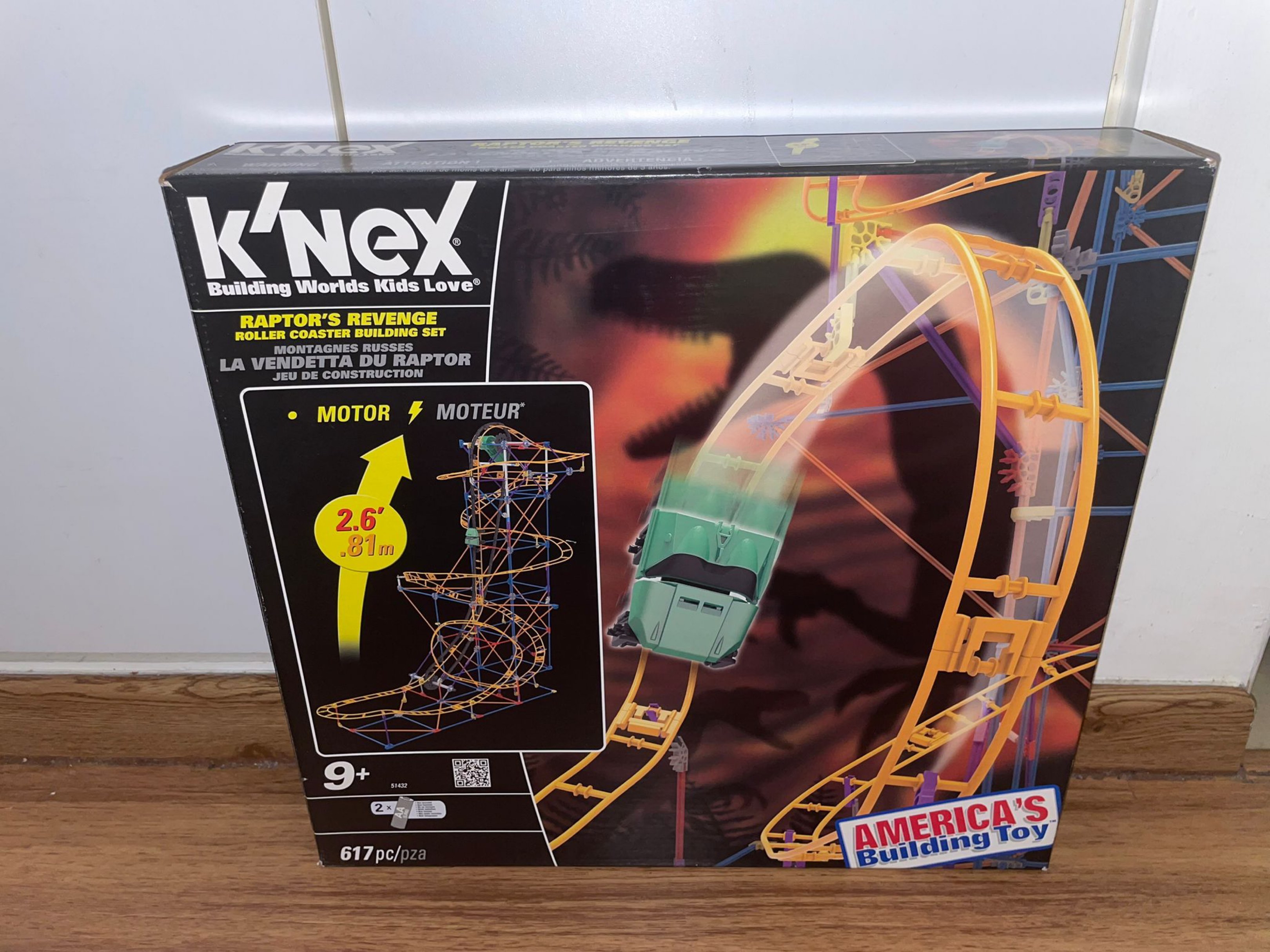 K'NEX Raptor's Revenge Roller Coaster Building Set, Hobbies & Toys ...