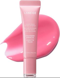 Laneige Glaze Craze Tinted Lip Serum - Strawberry Sprinkles, Beauty ...