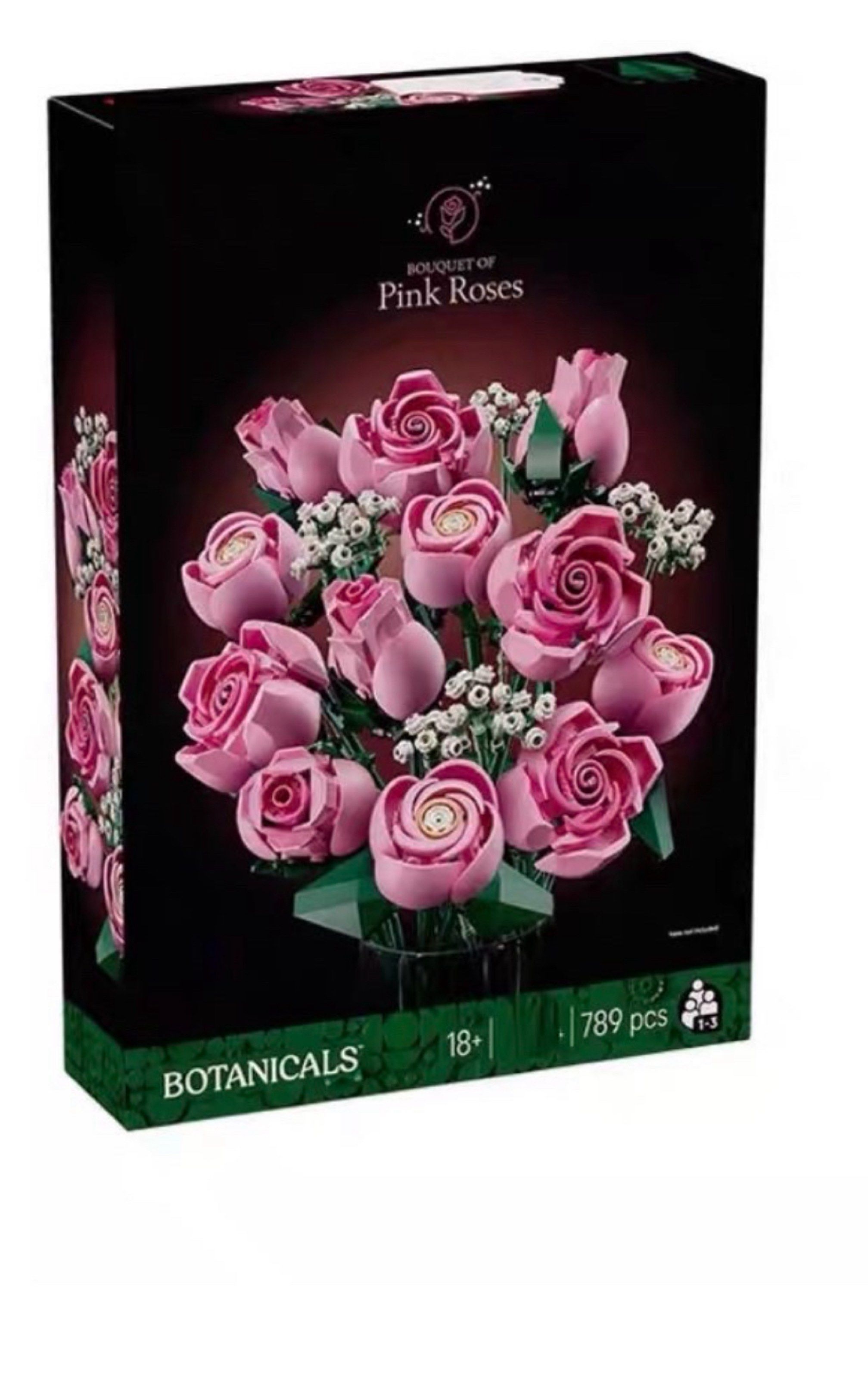 LEGO Botanical Collection: Bouquet of Pink Roses, Hobbies & Toys, Toys ...