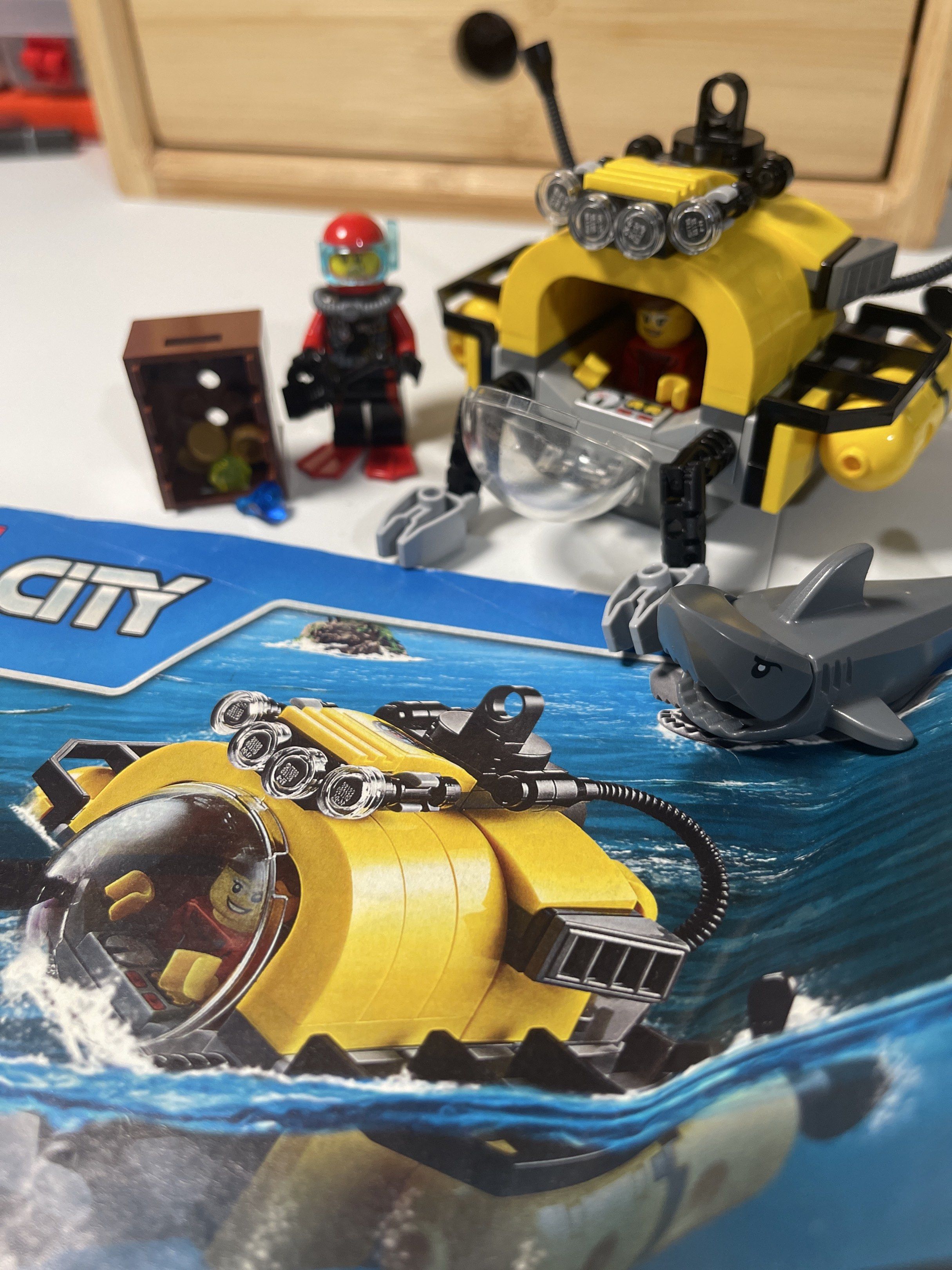 LEGO City 60093 Deep Sea Helicopter, Hobbies & Toys, Toys & Games on ...