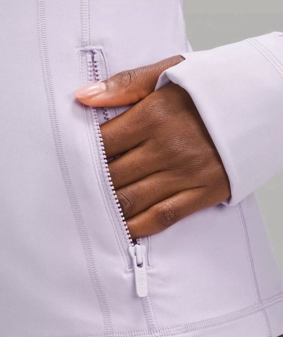 lululemon define jacket nulu lilac ether, Women's Fashion, Activewear ...