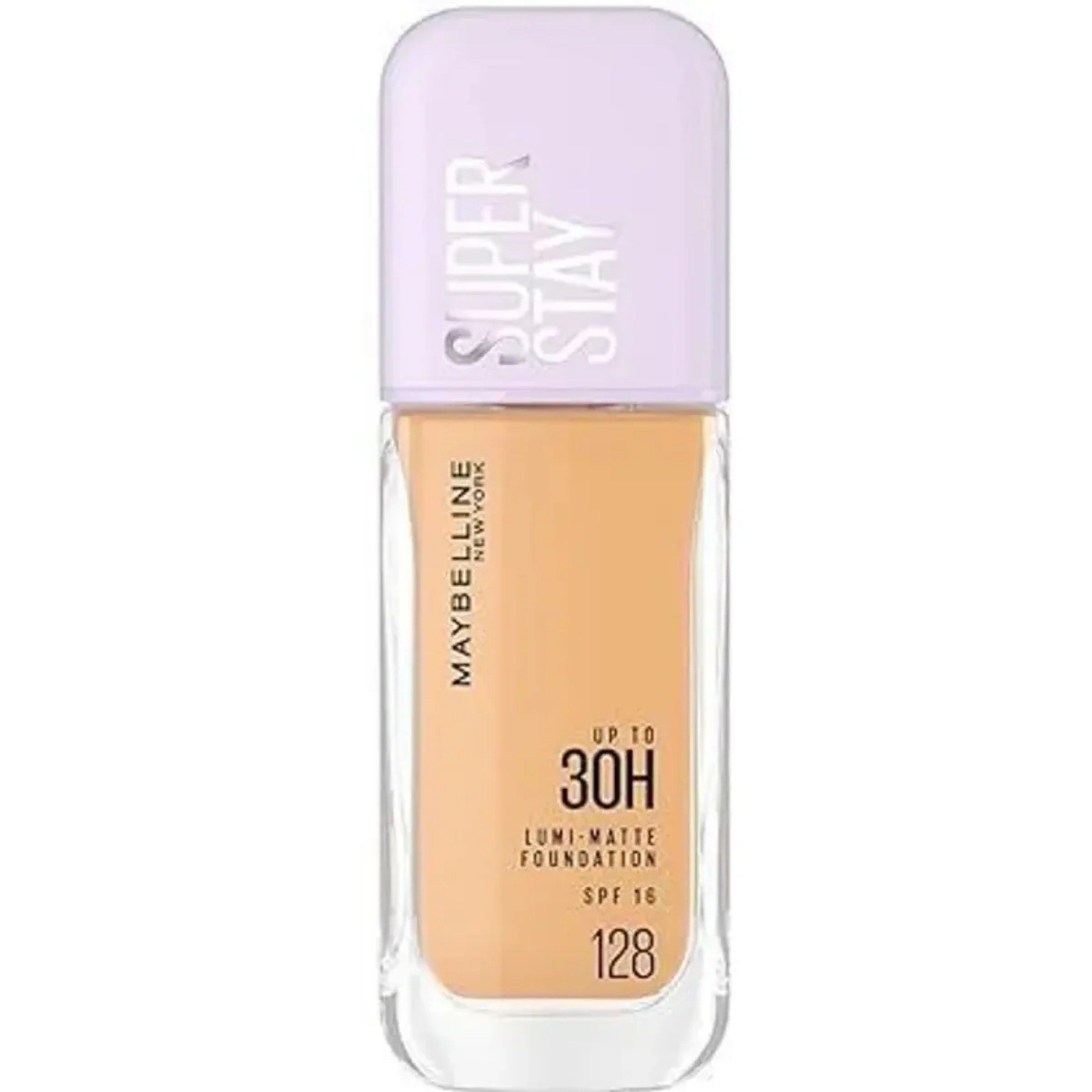 Maybelline Super Stay Lumi-Matte Foundation - Shade 128, Beauty ...