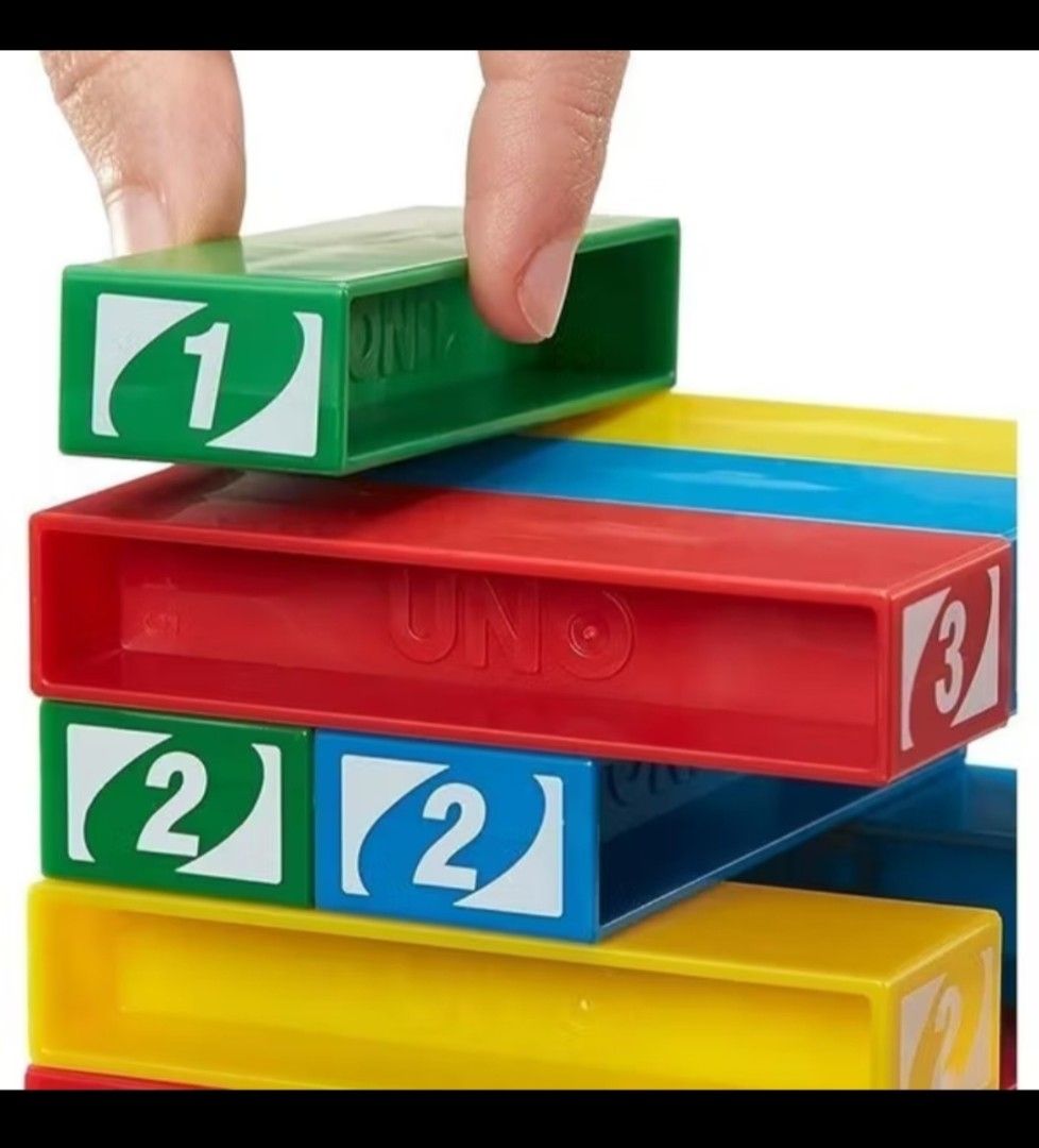 Mini Uno Stacko Game, Hobbies & Toys, Toys & Games on Carousell