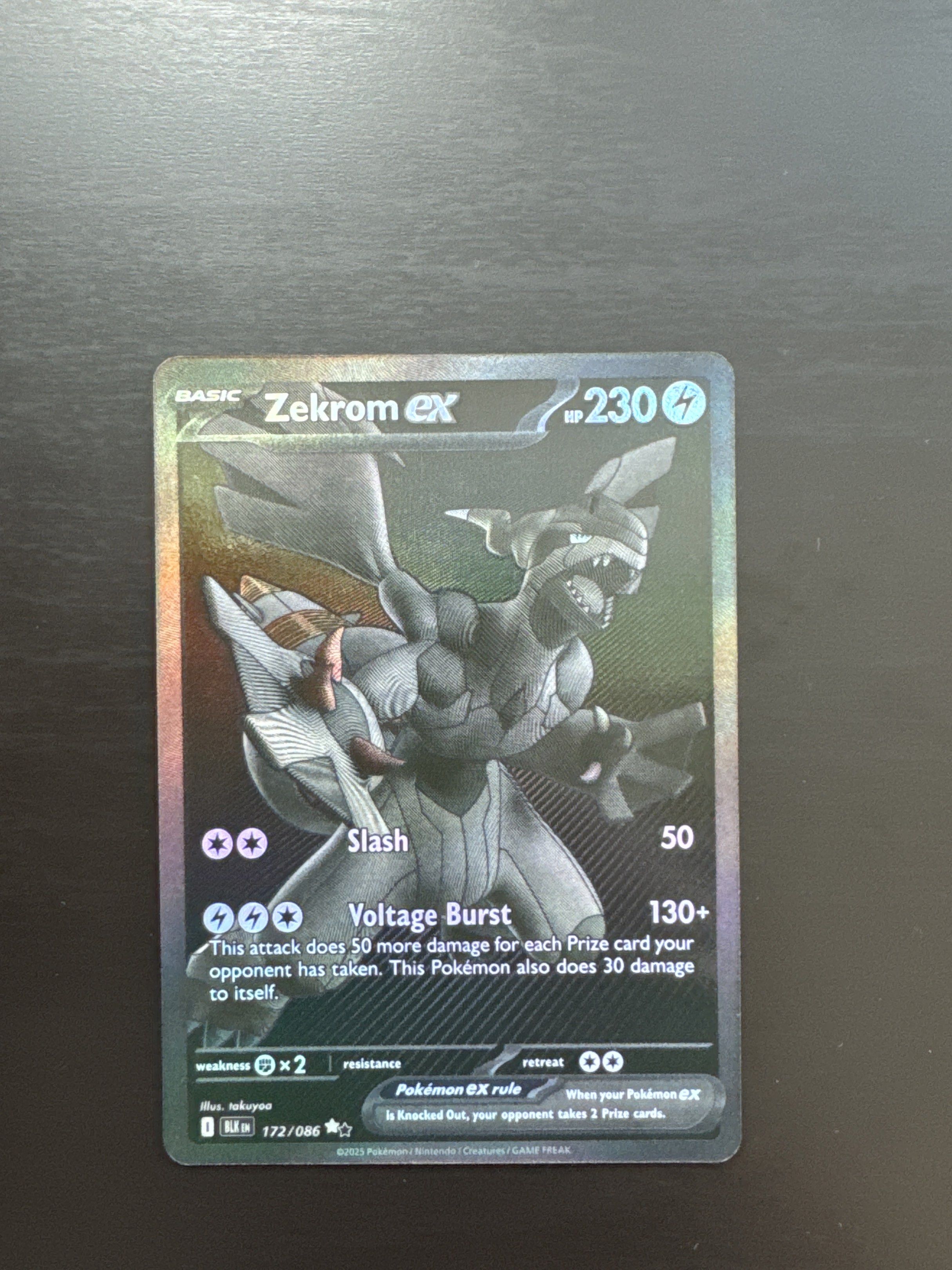 Mint Zekrom EX Pokemon Card - 172/086, Hobbies & Toys, Toys & Games on ...