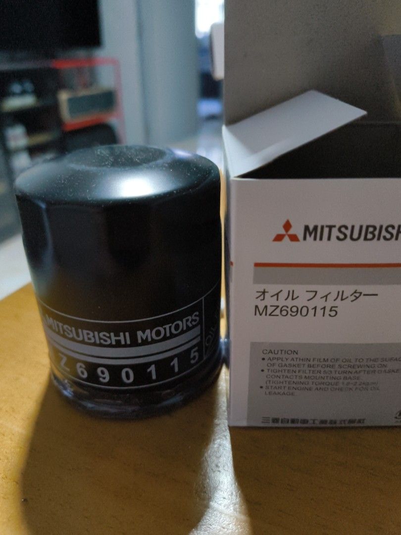 MITSUBISHI LANCER EX OIL FILTER, Car Accessories, Accessories on Carousell