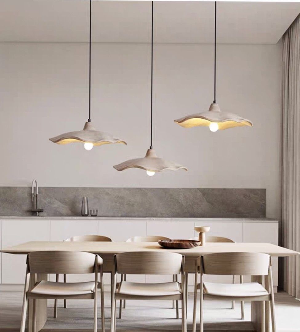 Modern Concrete Pendant Lamp, Furniture & Home Living, Lighting & Fans ...