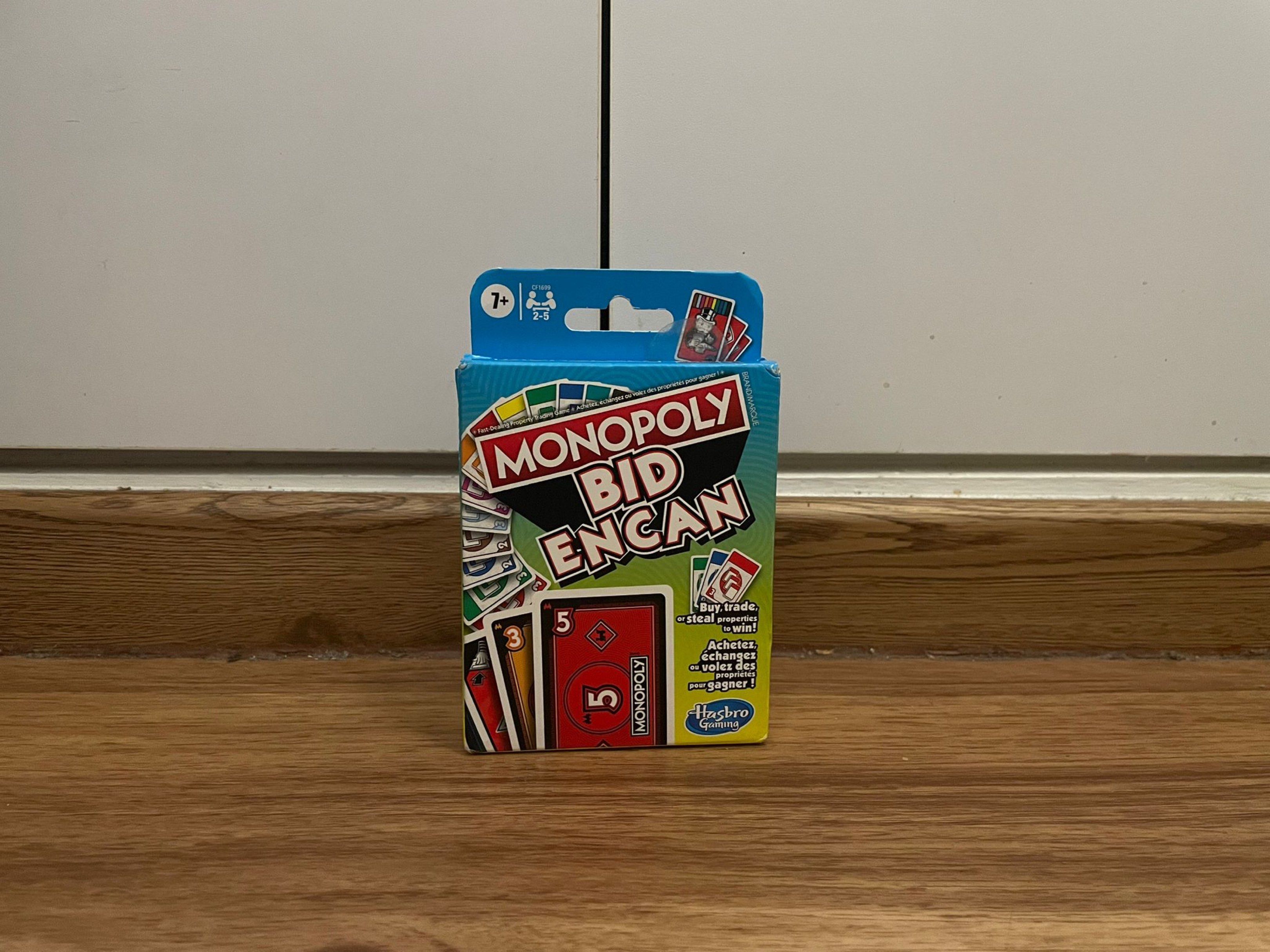 Monopoly Bid Card Game, Hobbies & Toys, Toys & Games on Carousell