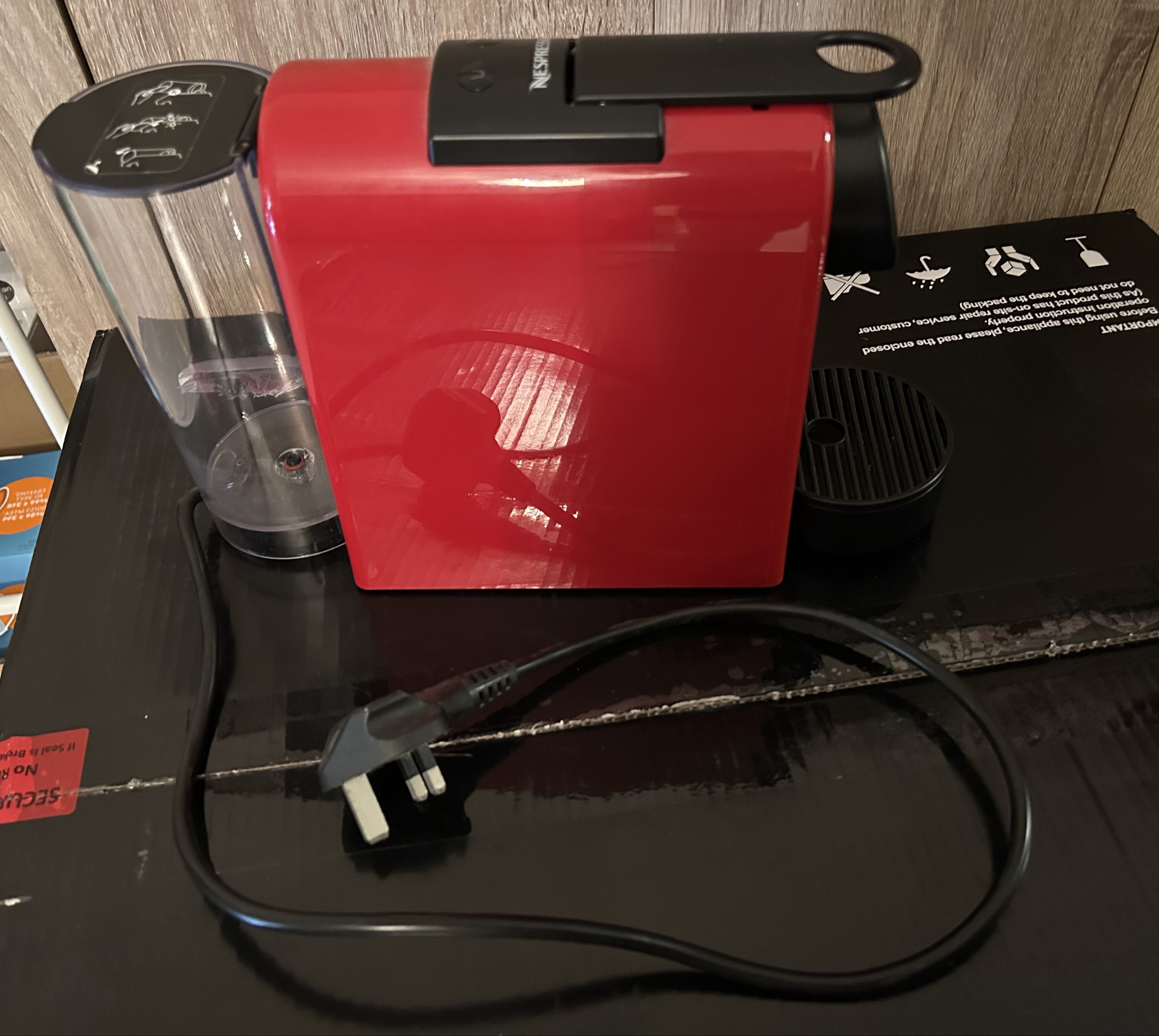 Nespresso Essenza Mini Coffee Machine - Red, TV & Home Appliances ...