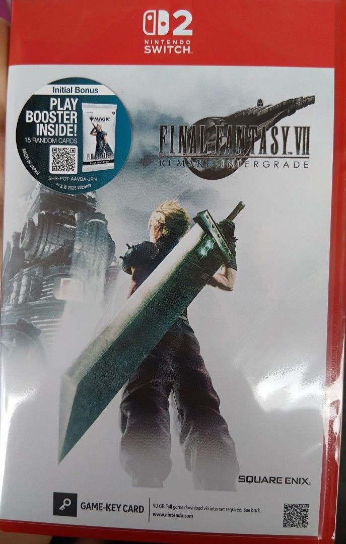 Nintendo switch 2 final fantasy 7 remake intergrate, Video Gaming ...