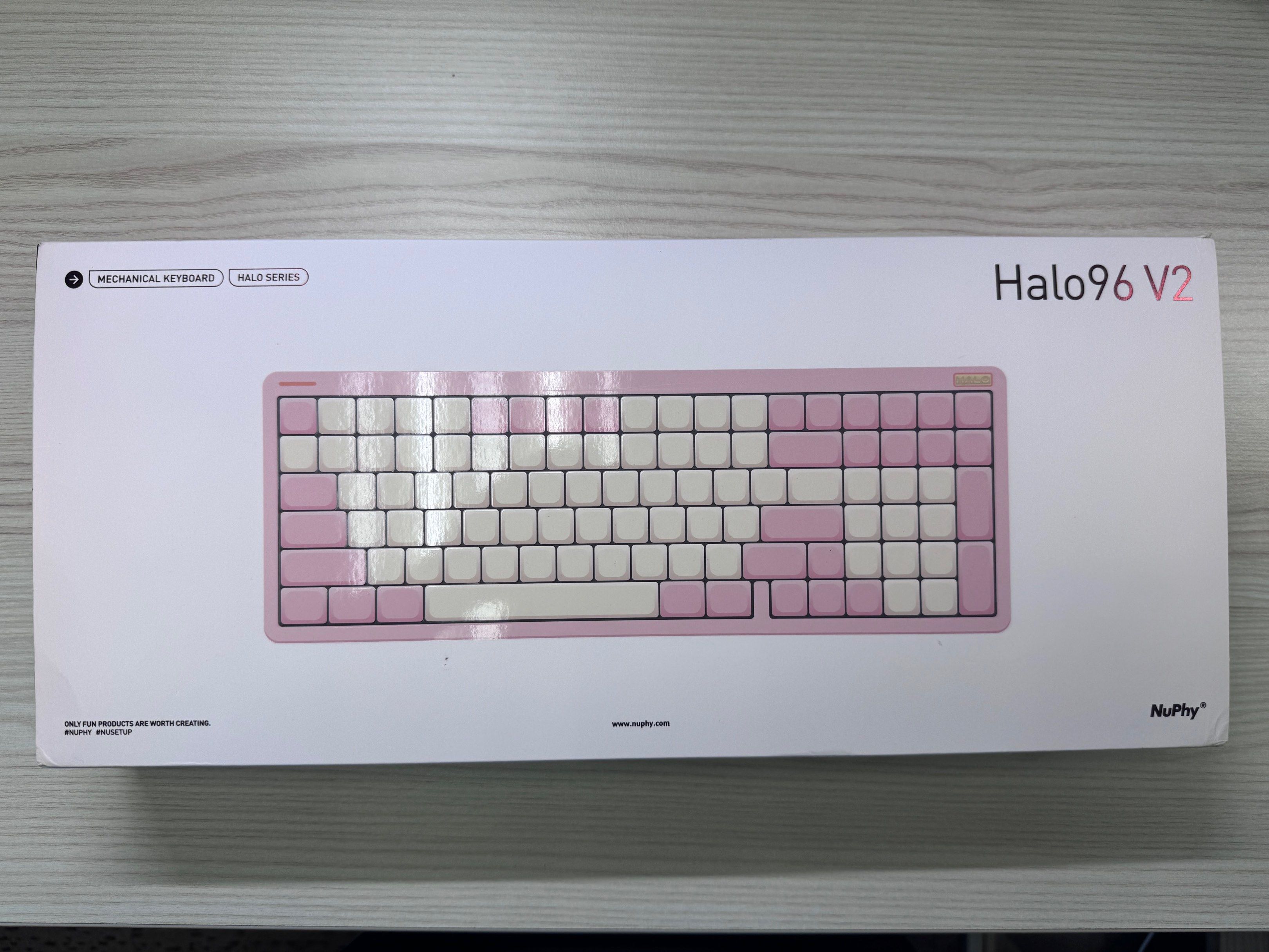 NuPhy Halo96 V2 Mechanical Keyboard - Pink, Computers & Tech, Parts ...