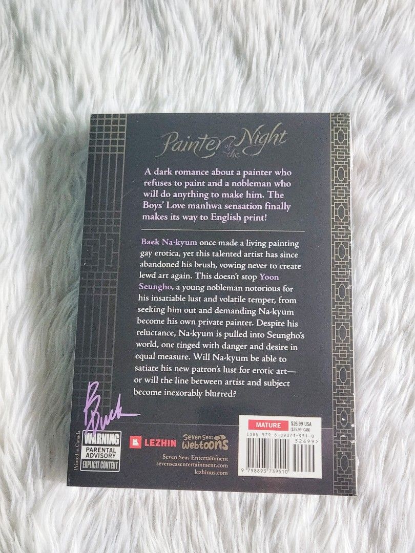 [Official English Manhwa / BL] Painter of the Night, Hobbies & Toys ...
