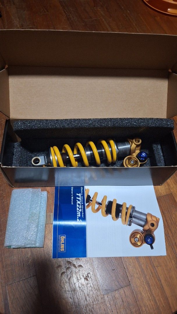 Ohlins TTX22M.2 Coil Shock - 205x60 Trunnion (Adjustable to 65), Sports ...