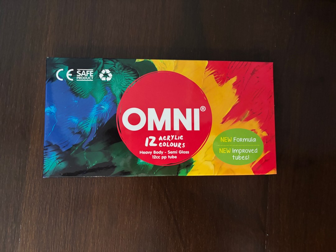 Omni Acrylic paint, Hobbies & Toys, Stationery & Craft, Craft Supplies ...