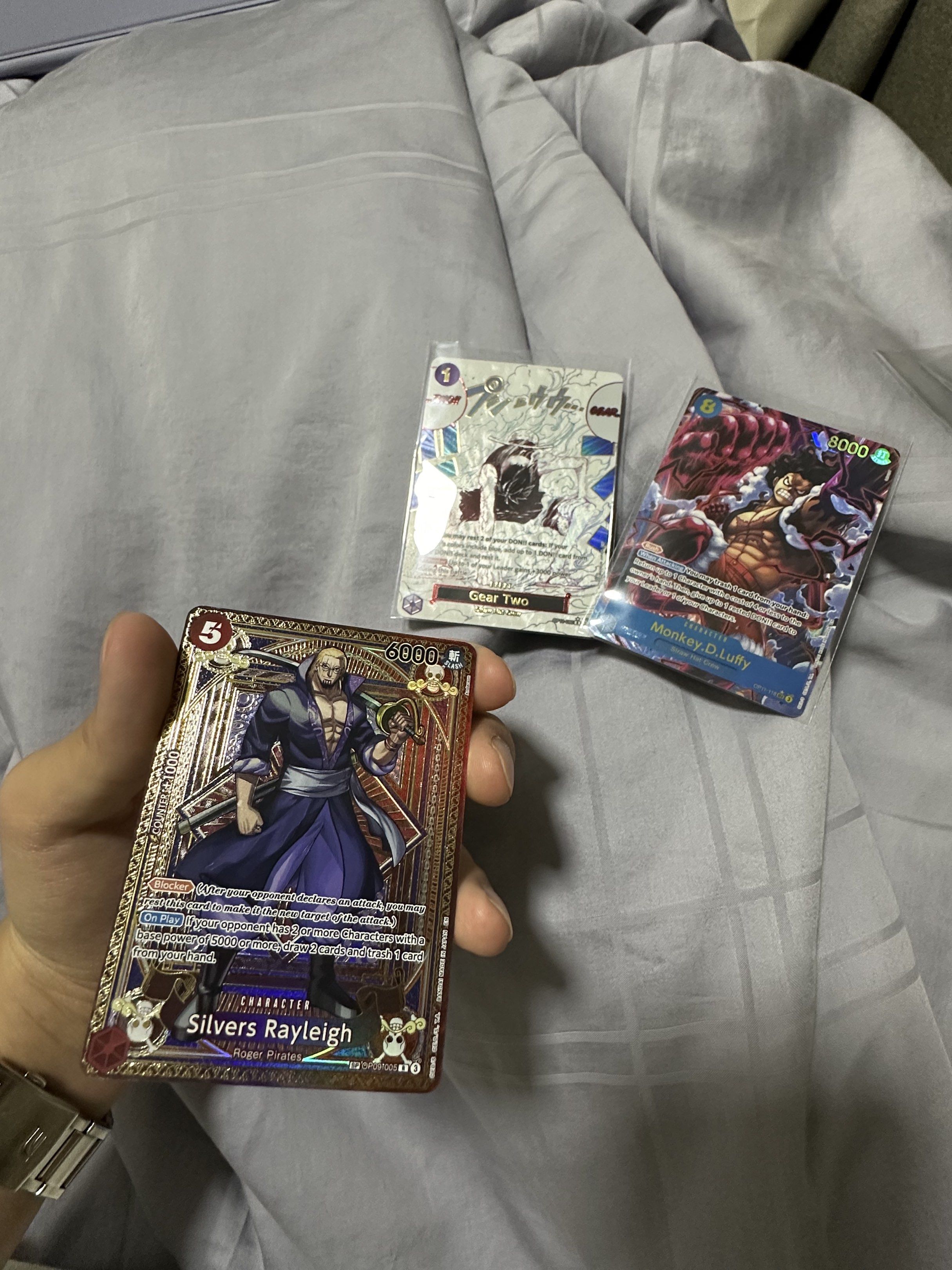 One Piece Card Game - Gear Two, Monkey D. Luffy, Silvers Rayleigh sp ...