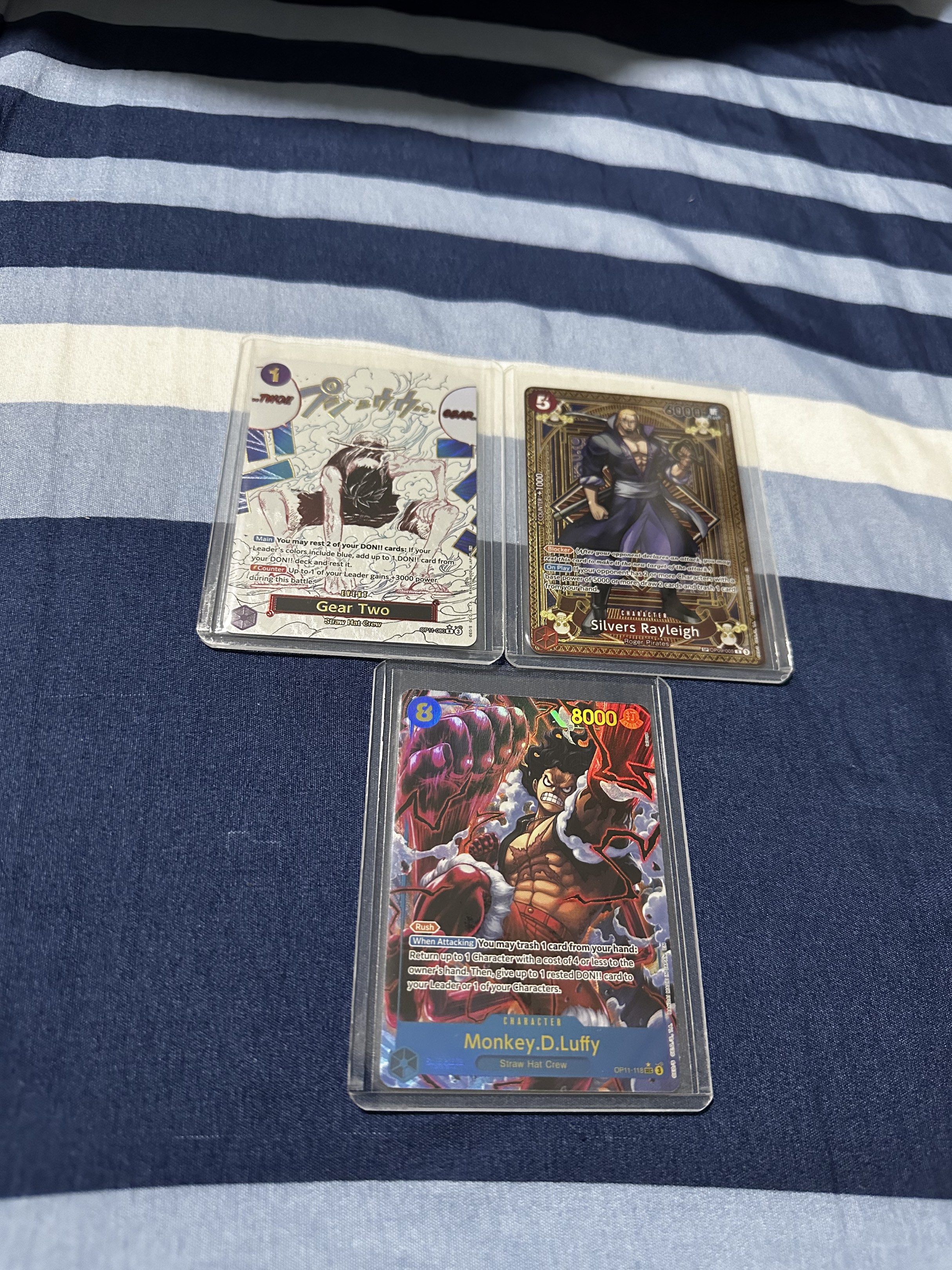 One Piece Card Game - Gear Two, Monkey D. Luffy, Silvers Rayleigh sp ...