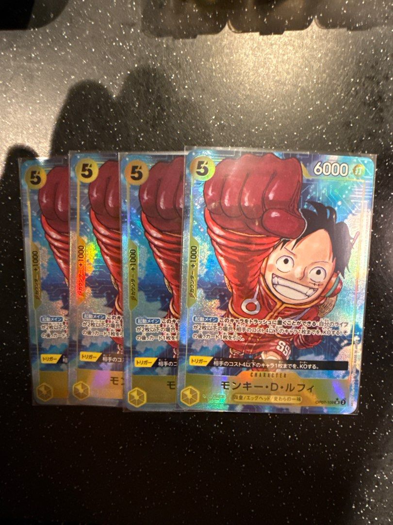 One Piece Card Game - Monkey D. Luffy op07-109, Hobbies & Toys, Toys ...