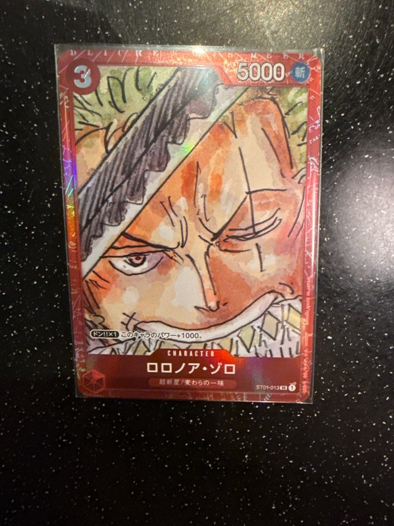 One Piece Card Game Zoro ST01-013, Hobbies & Toys, Toys & Games on ...