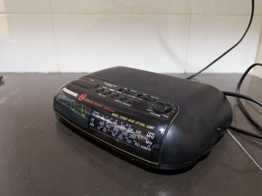 Panasonic Radio Tender Wake-Up Clock, Furniture & Home Living, Home ...