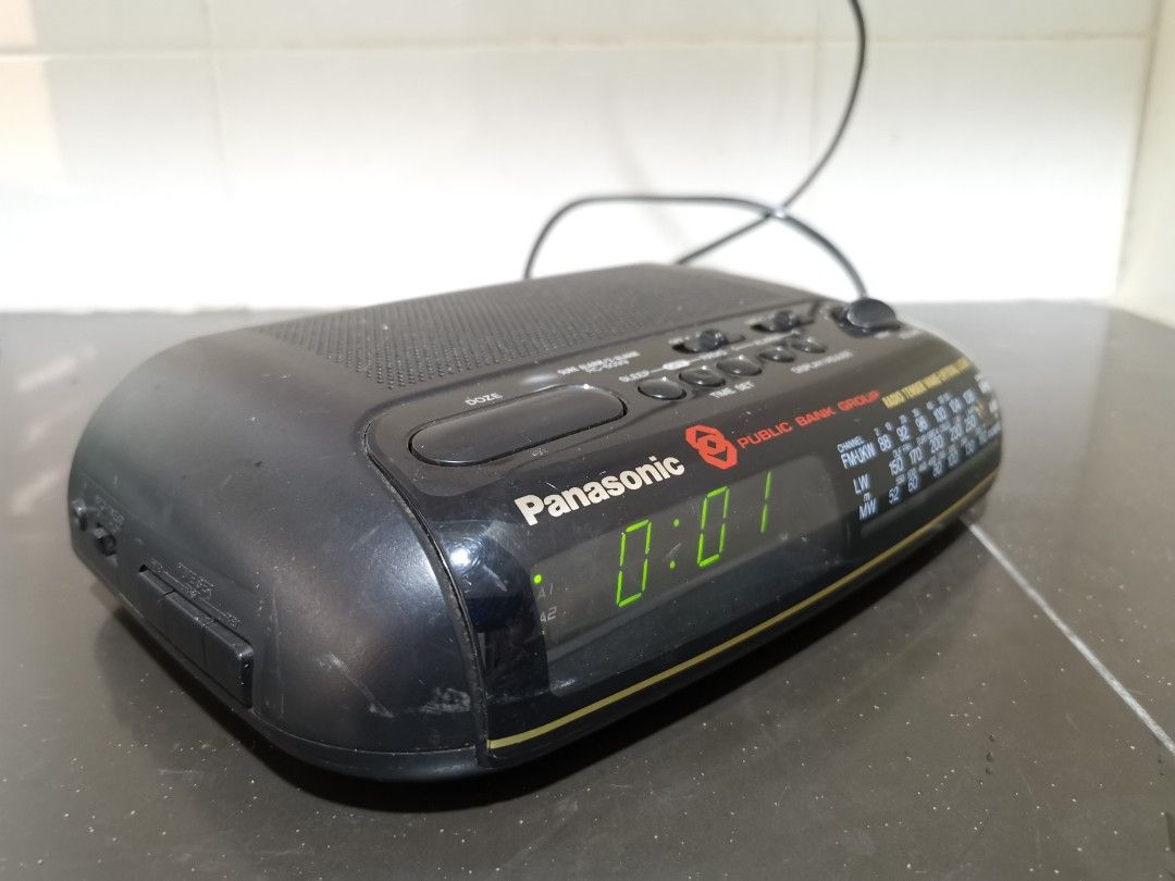 Panasonic Radio Tender Wake-Up Clock, Furniture & Home Living, Home ...