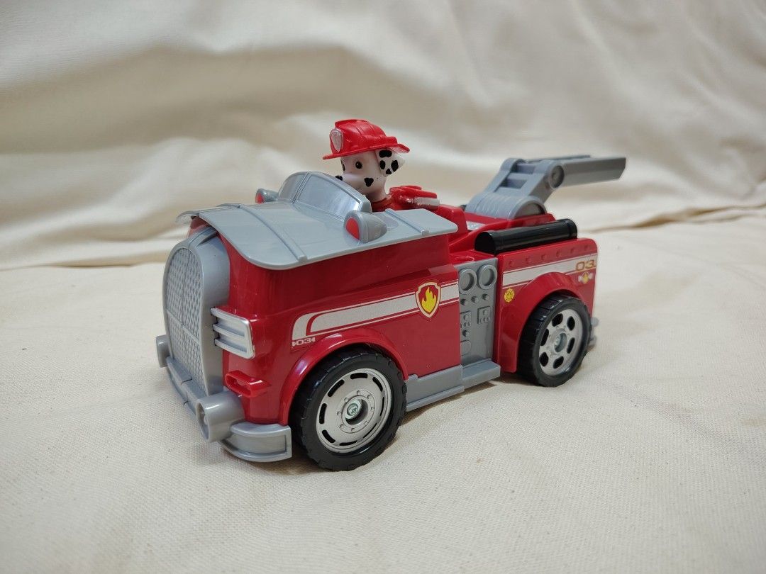 Paw Patrol Marshall Transforming Fire Truck, Hobbies & Toys, Toys ...