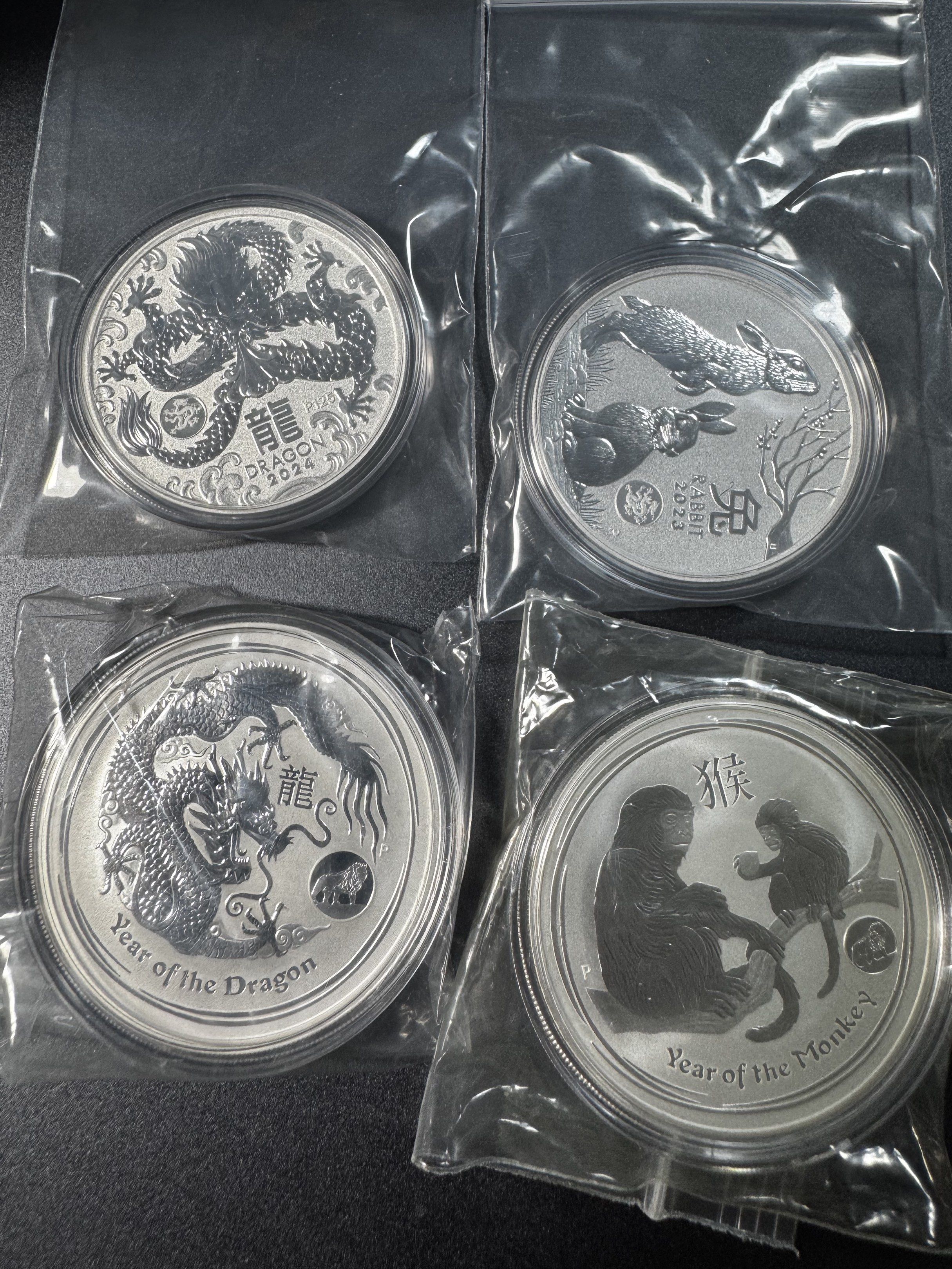Perth Mint 1oz Silver Coins Lunar with Privy, Hobbies & Toys ...