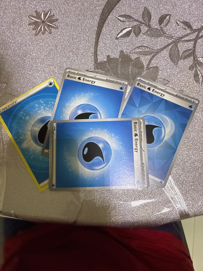 Pokemon Basic Water Energy Cards, Hobbies & Toys, Toys & Games on Carousell