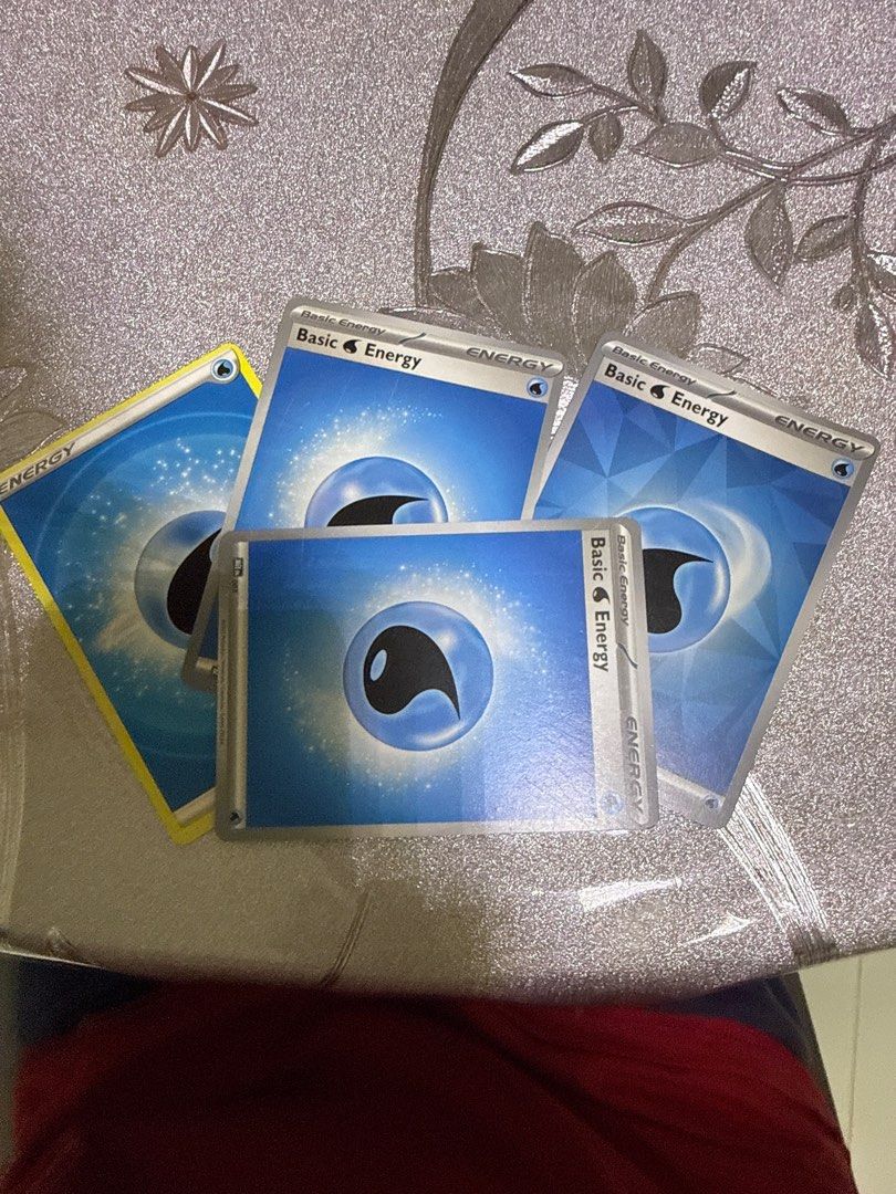 Pokemon Basic Water Energy Cards, Hobbies & Toys, Toys & Games on Carousell