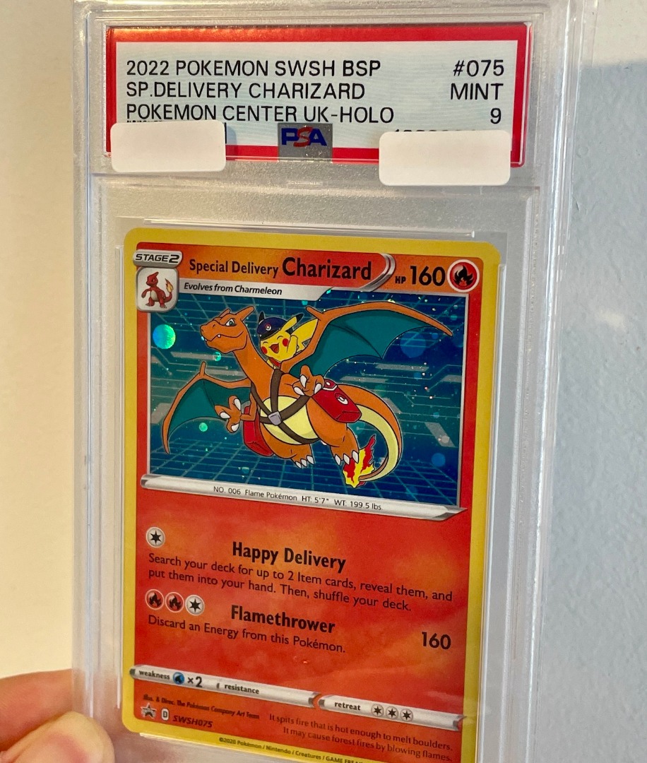 Pokemon TCG Card Game Mint Slab PSA 9 Pokemon Center UK Holo Special ...