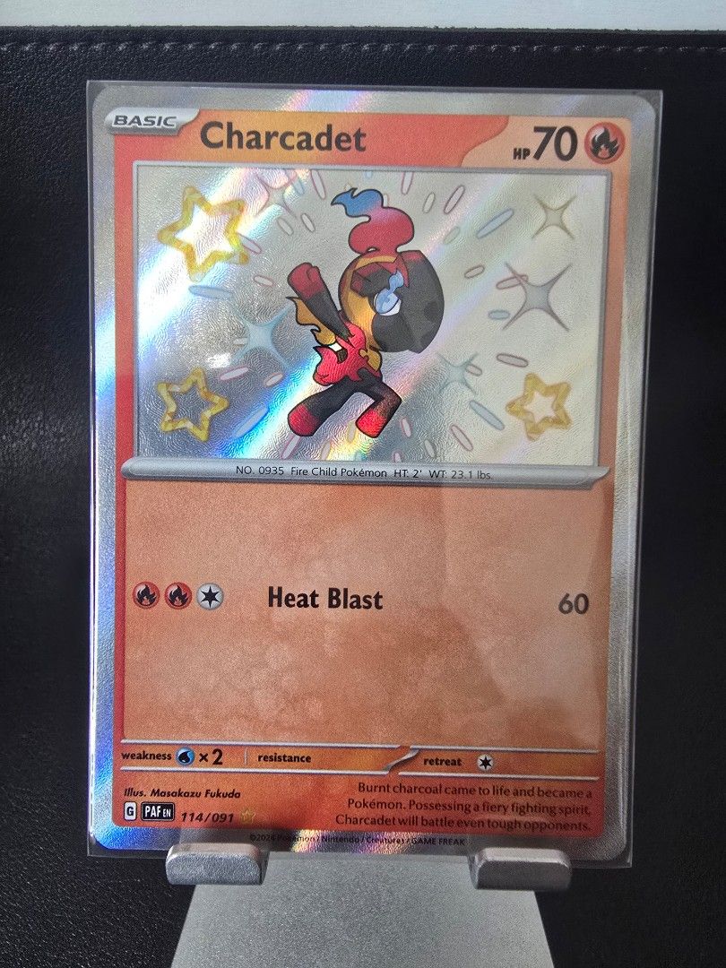 Pokemon TCG Charcadet Shiny Card, Hobbies & Toys, Toys & Games on Carousell
