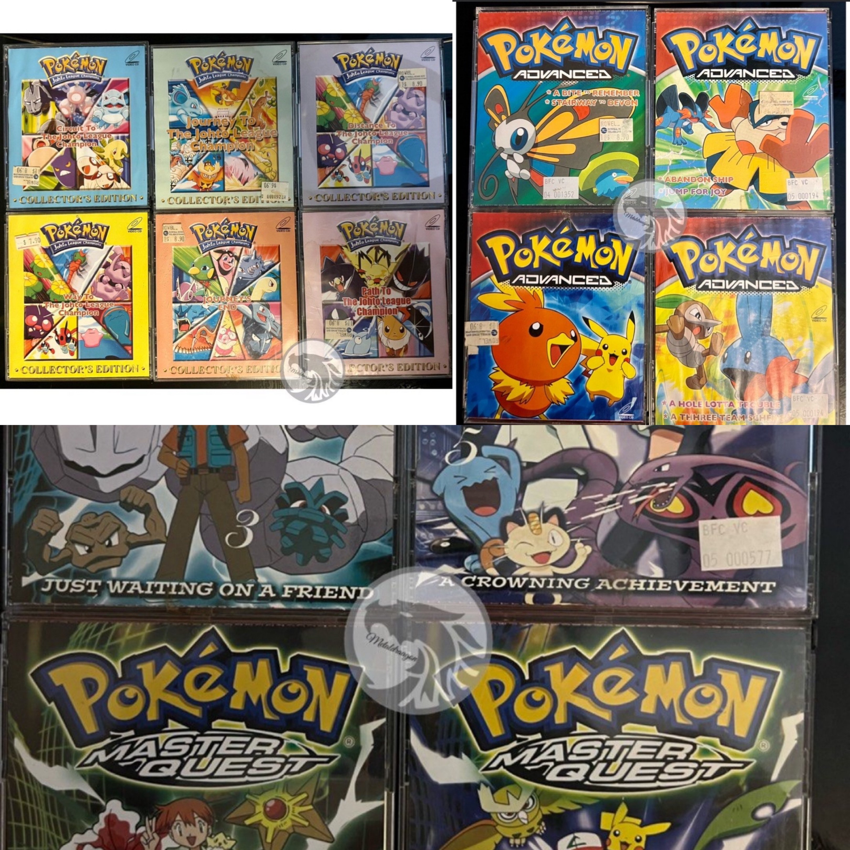 Pokemon Anime Cartoon Video VCD Collector's Edition Bundle Deal ...