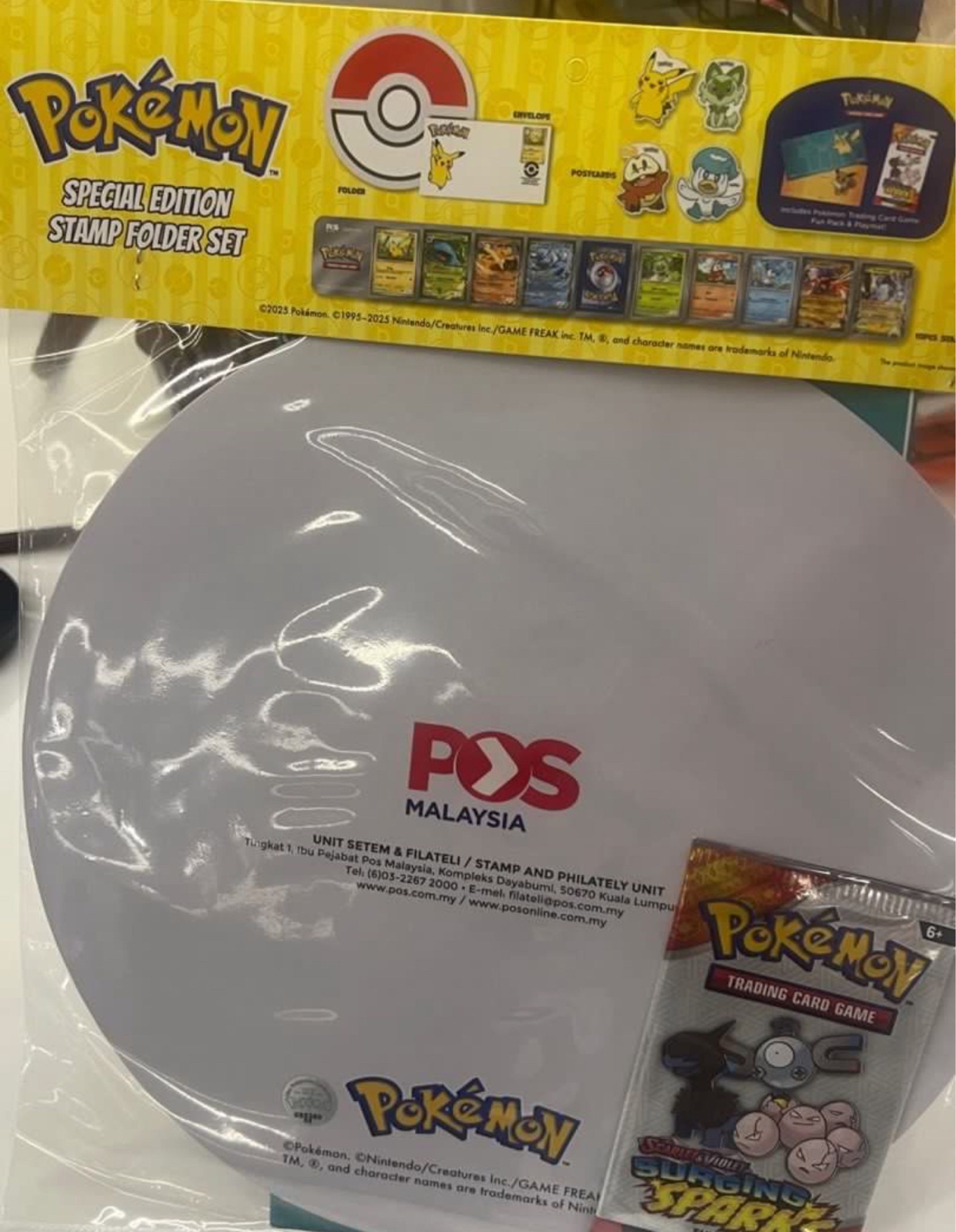 Pokemon x Poslaju Special Edition Stamp Folder Set, Hobbies & Toys ...
