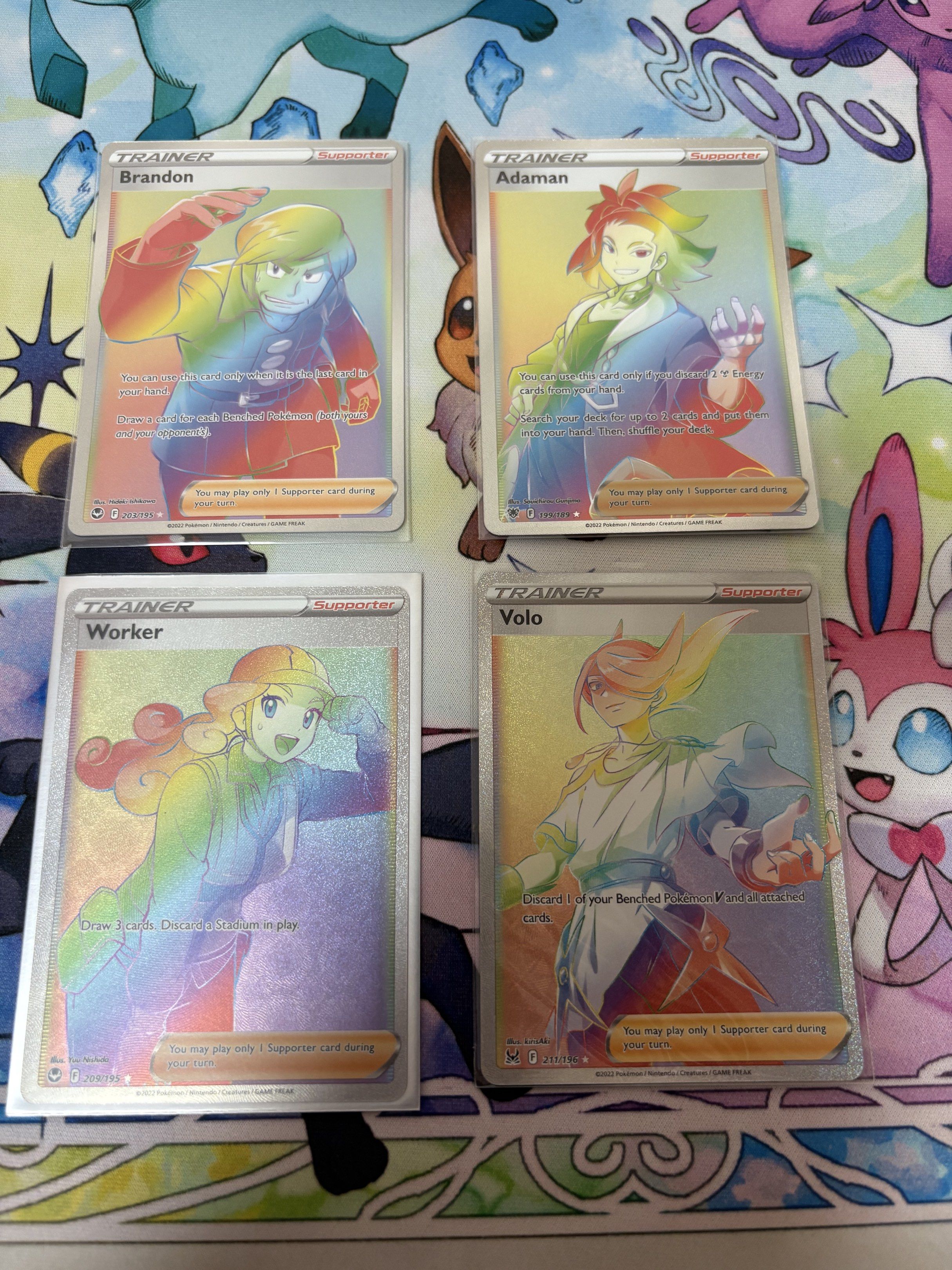 Pokémon Trainer Rainbow Rare Silver Tempest Pokemon, Hobbies & Toys ...