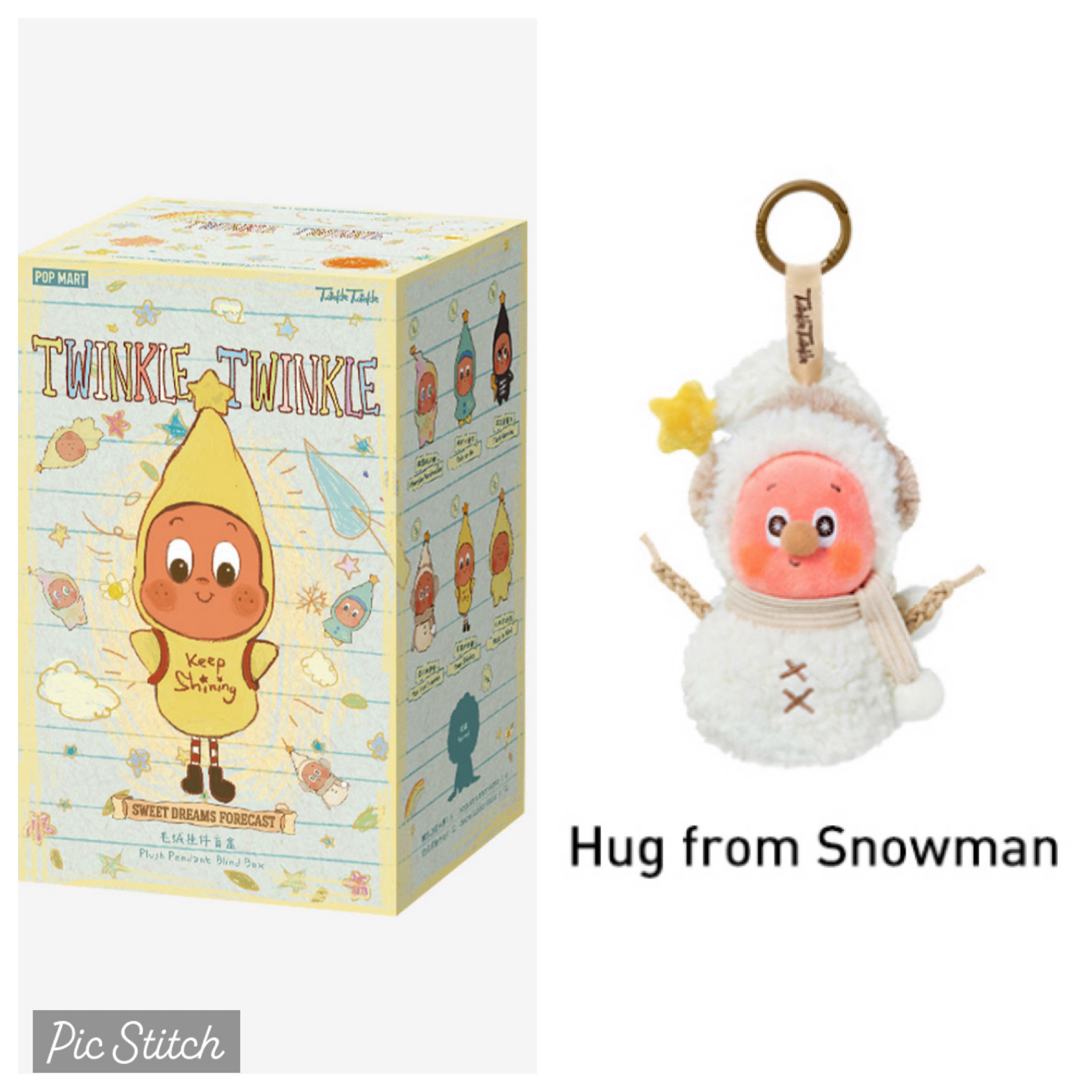 Pop Mart Twinkle Twinkle Sweet Dreams Forecast Series-Plush Pendant ...