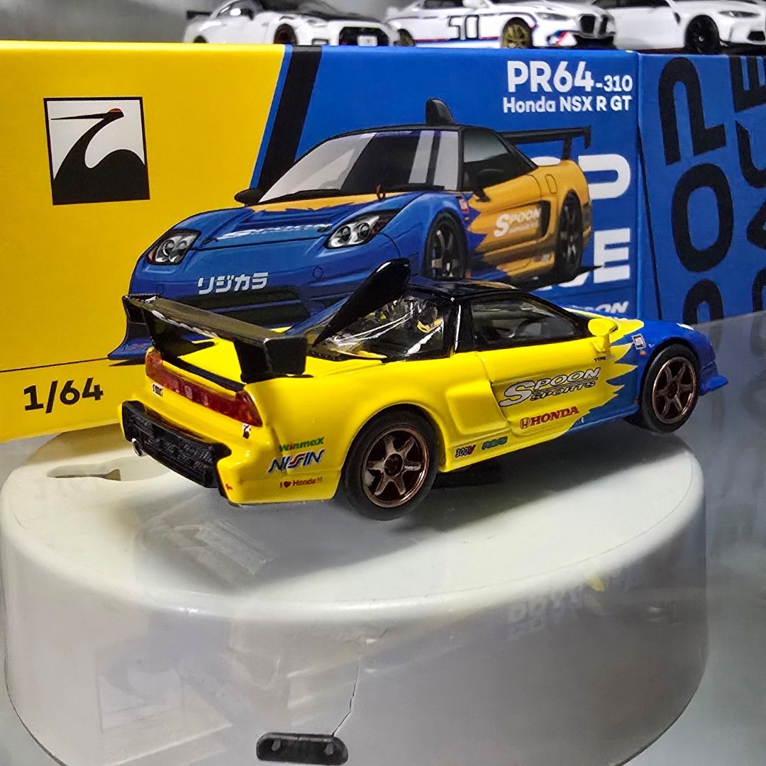 Pop Race Spoon Honda NSX R GT 1/64 Scale Model, Hobbies & Toys, Toys ...