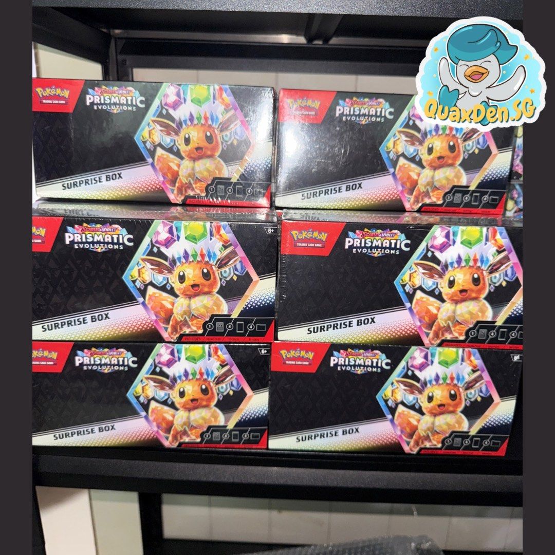 Prismatic Evolution Surprise Box (Shrinked), Hobbies & Toys ...