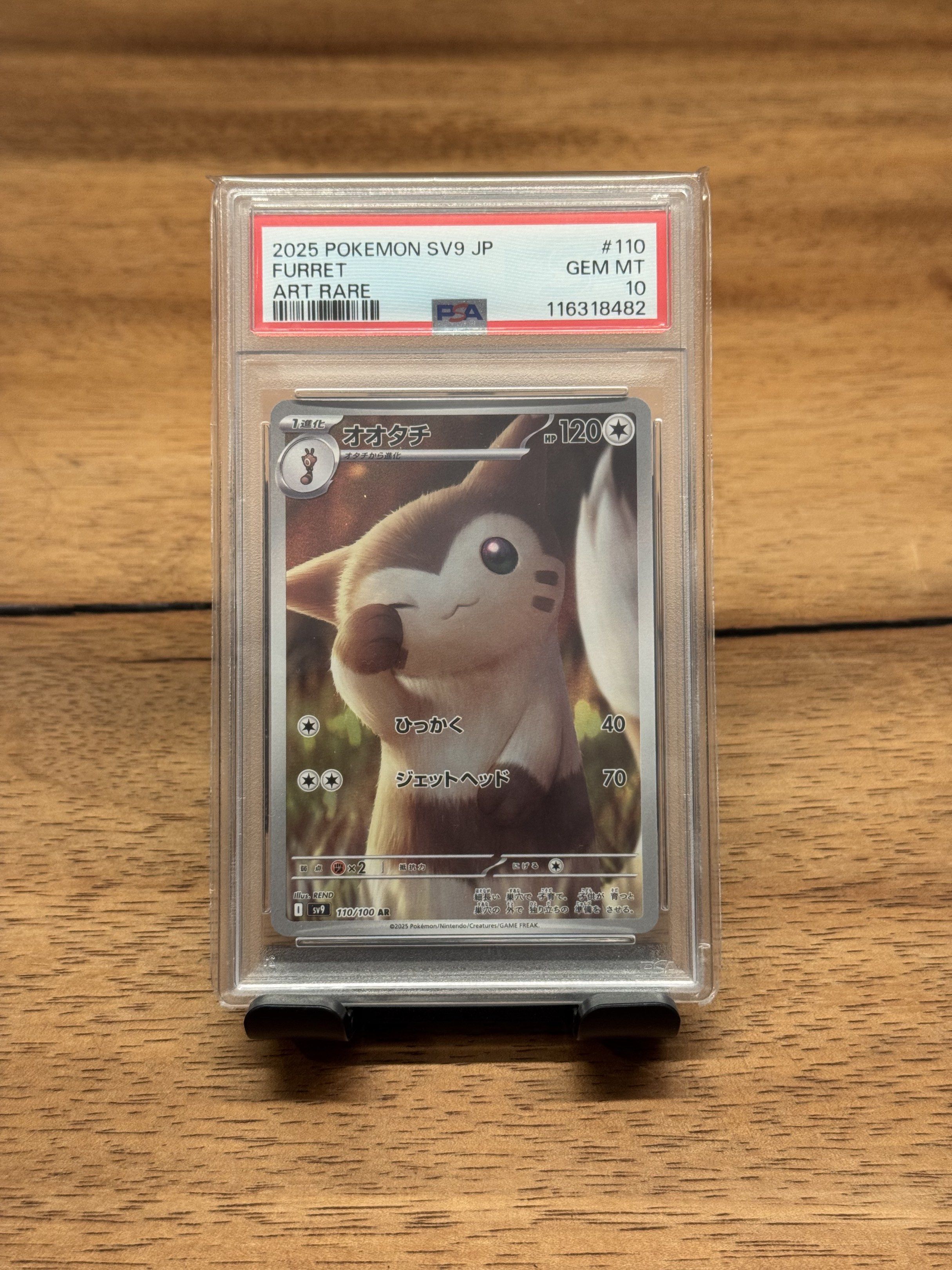 [PSA 10] Furret AR SV9 Japanese Pokemon Battle Partners #110, Hobbies ...