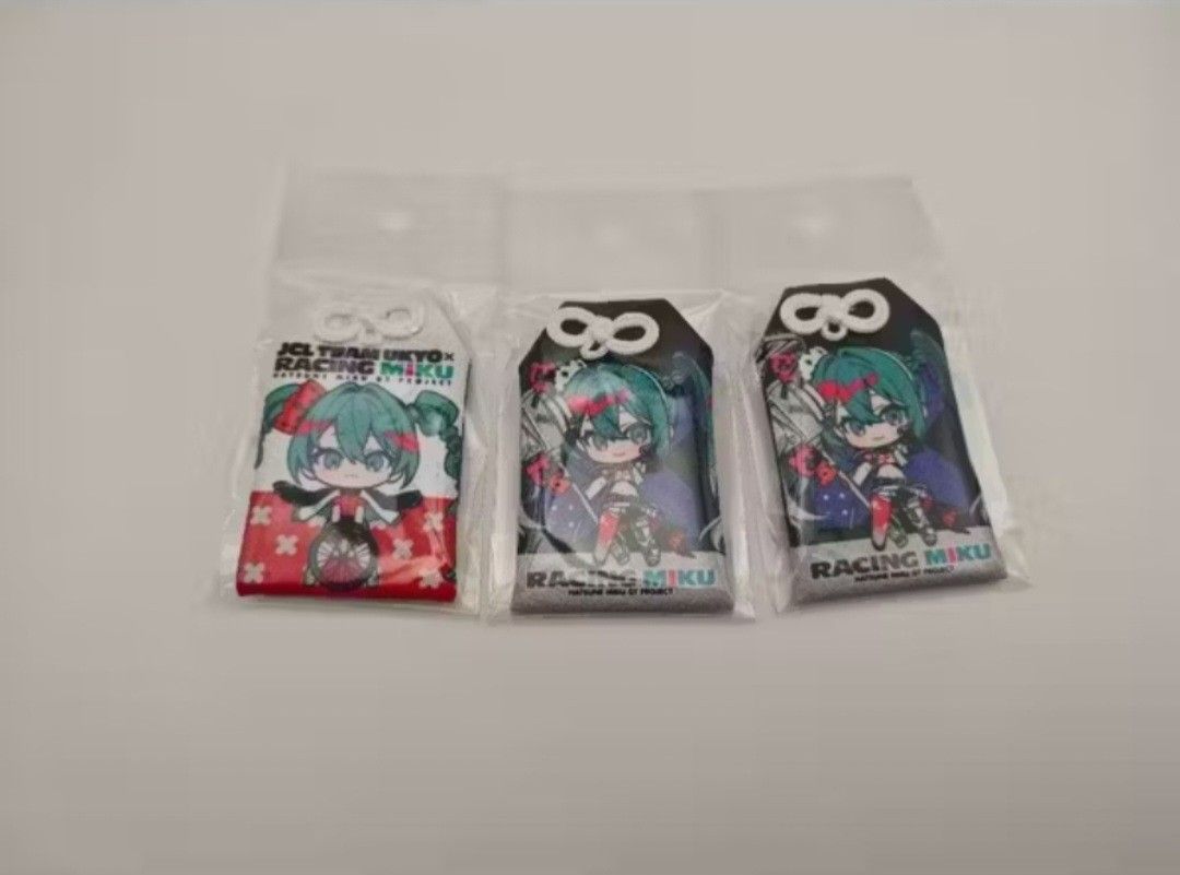 Racing Miku Chokopuni Amulet-Style Key Charm Traffic Safety/Bicycle ...