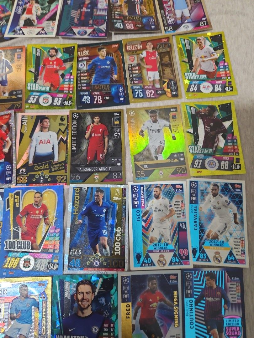 Rare Match Attax cards, Hobbies & Toys, Toys & Games on Carousell