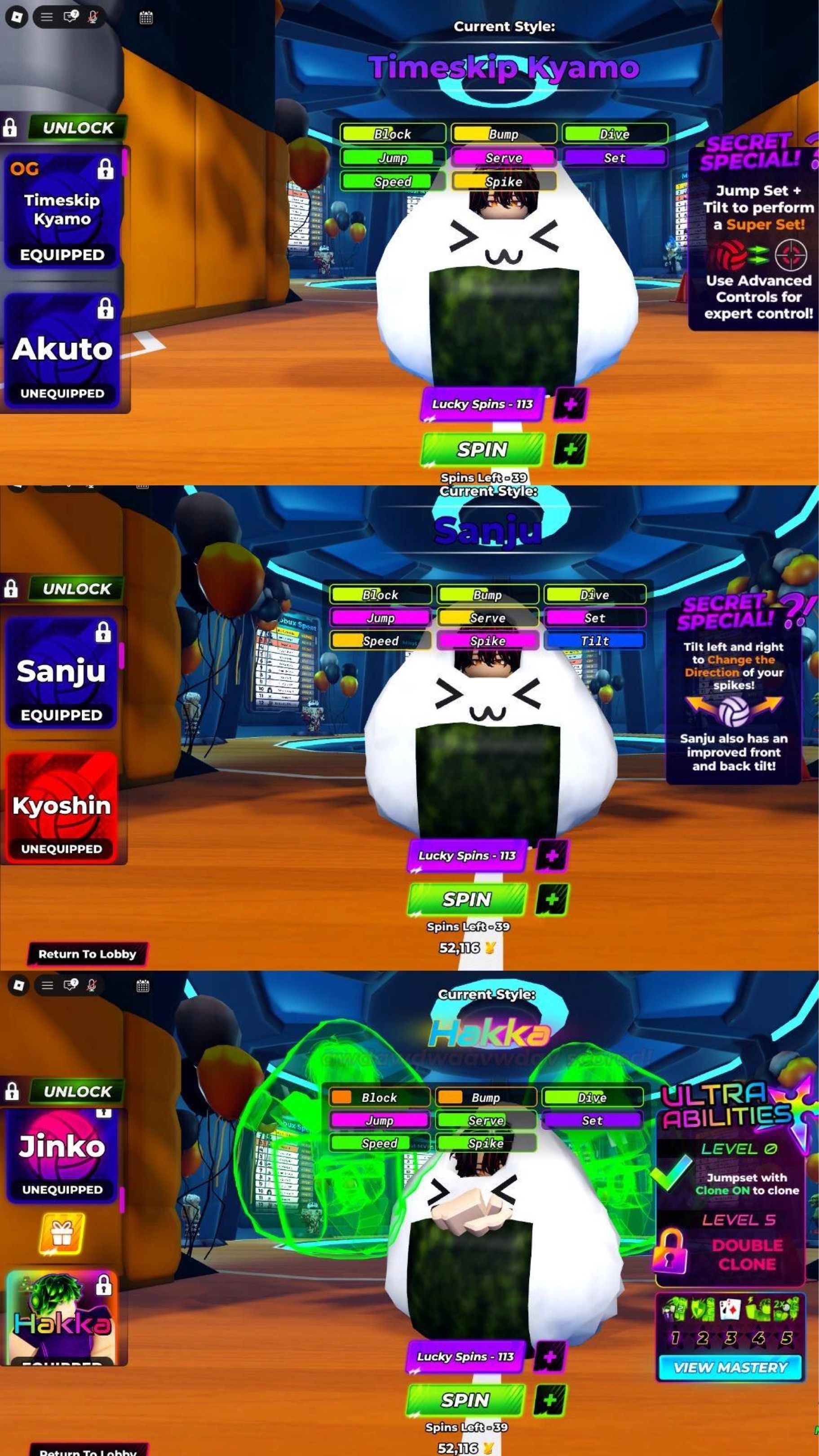 Roblox x Volleyball Legends (VBL) - 5 Secret Styles From S1 !, Video ...