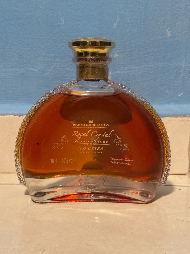 Royal Crystal XO Extra Brandy 30cl 40% vol, Food & Drinks, Alcoholic ...