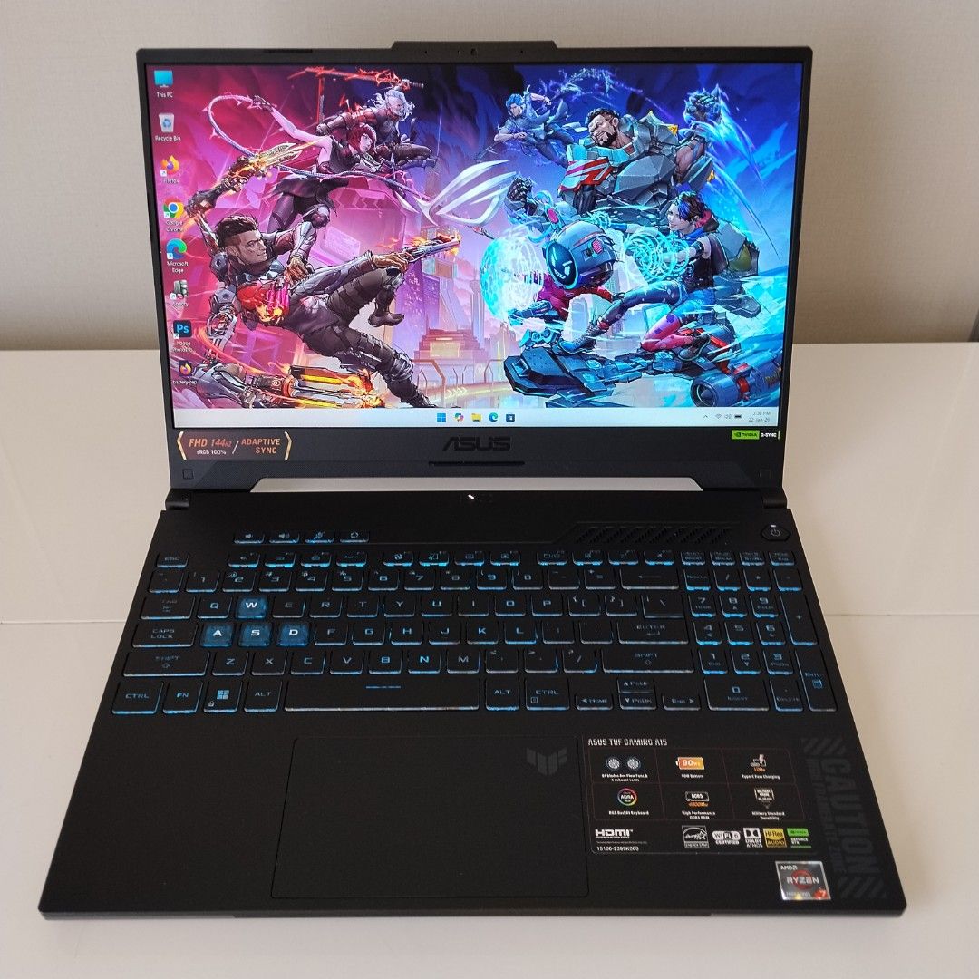 RTX4050 TUF R7 7435HS 16GB 1TB 15.6" 144Hz Asus FA507 Gaming Laptop ...