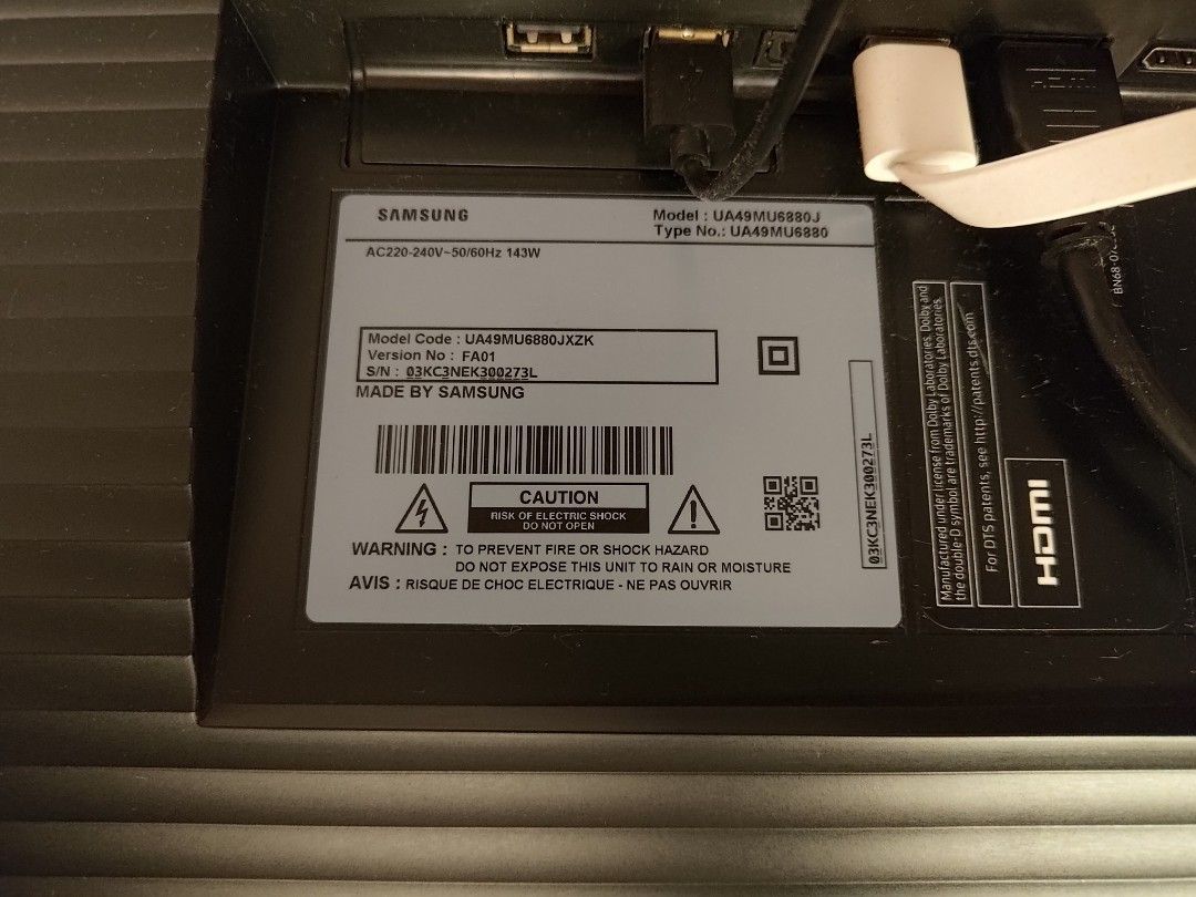 Samsung Curved 49" 4K UHD Smart TV, 家庭電器, 電視 & 其他娛樂, 電視 - Carousell