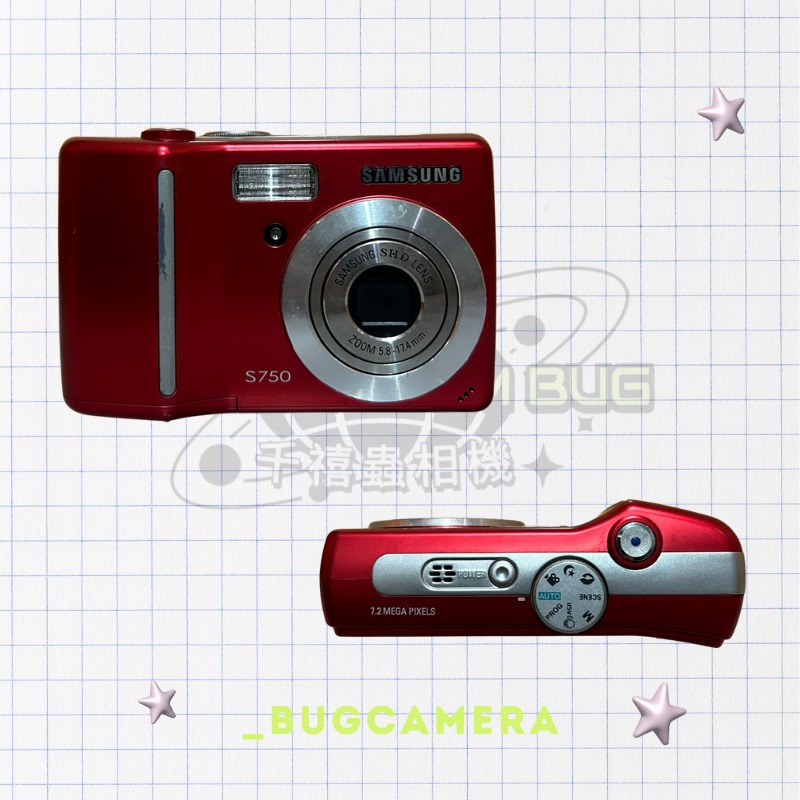 Samsung Digimax S750｜7.2MP CCD｜3x 光學變焦｜AA 電池機｜2.5 吋螢幕｜入門好上手隨身機, 相機攝影 ...