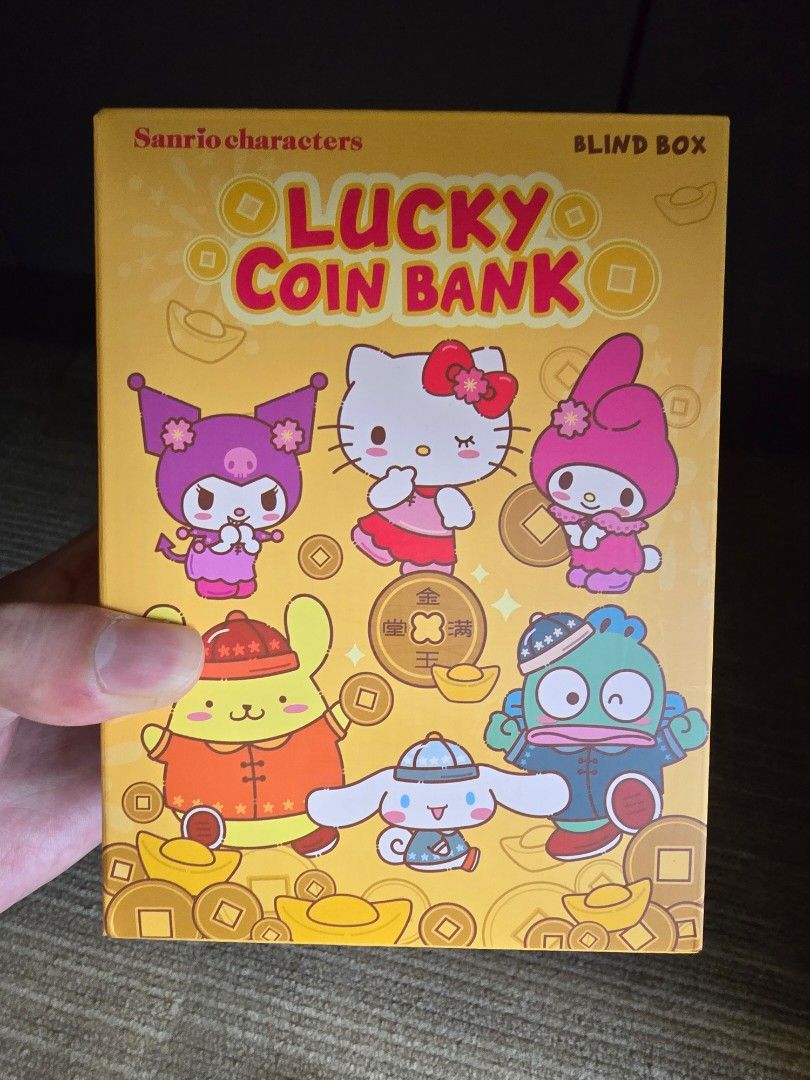 Sanrio Characters Lucky Coin Bank Blind Box, Hobbies & Toys, Toys ...