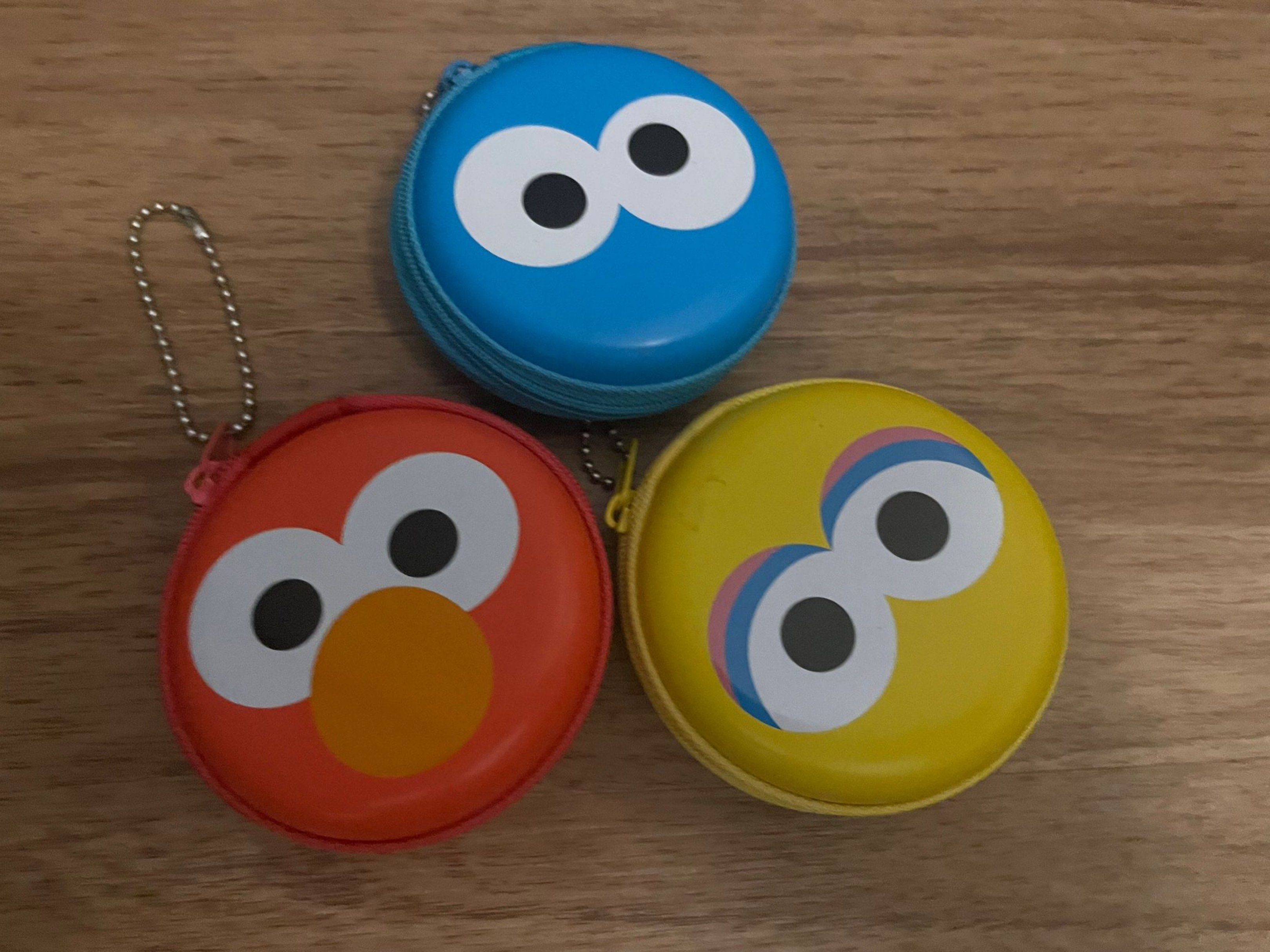 Sesame Street Character Coin Purses 3x$10, Women's Fashion, Bags ...