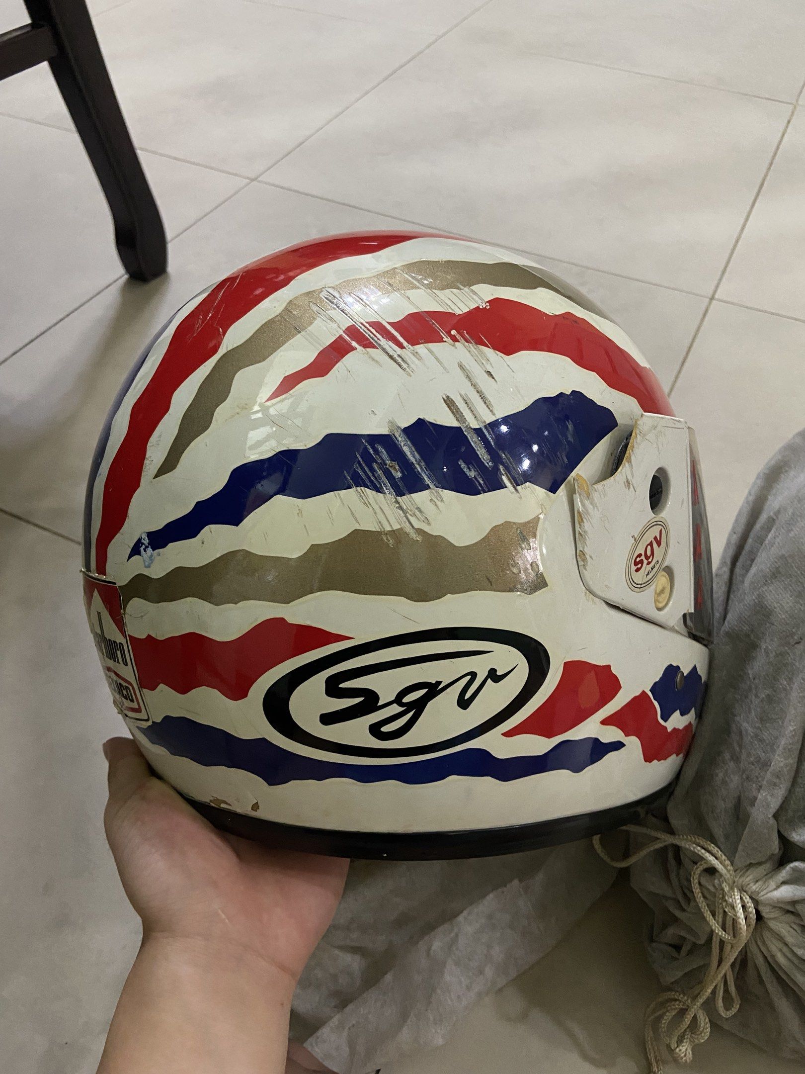 SGV Doohan Full Face Helmet, Motorbikes on Carousell
