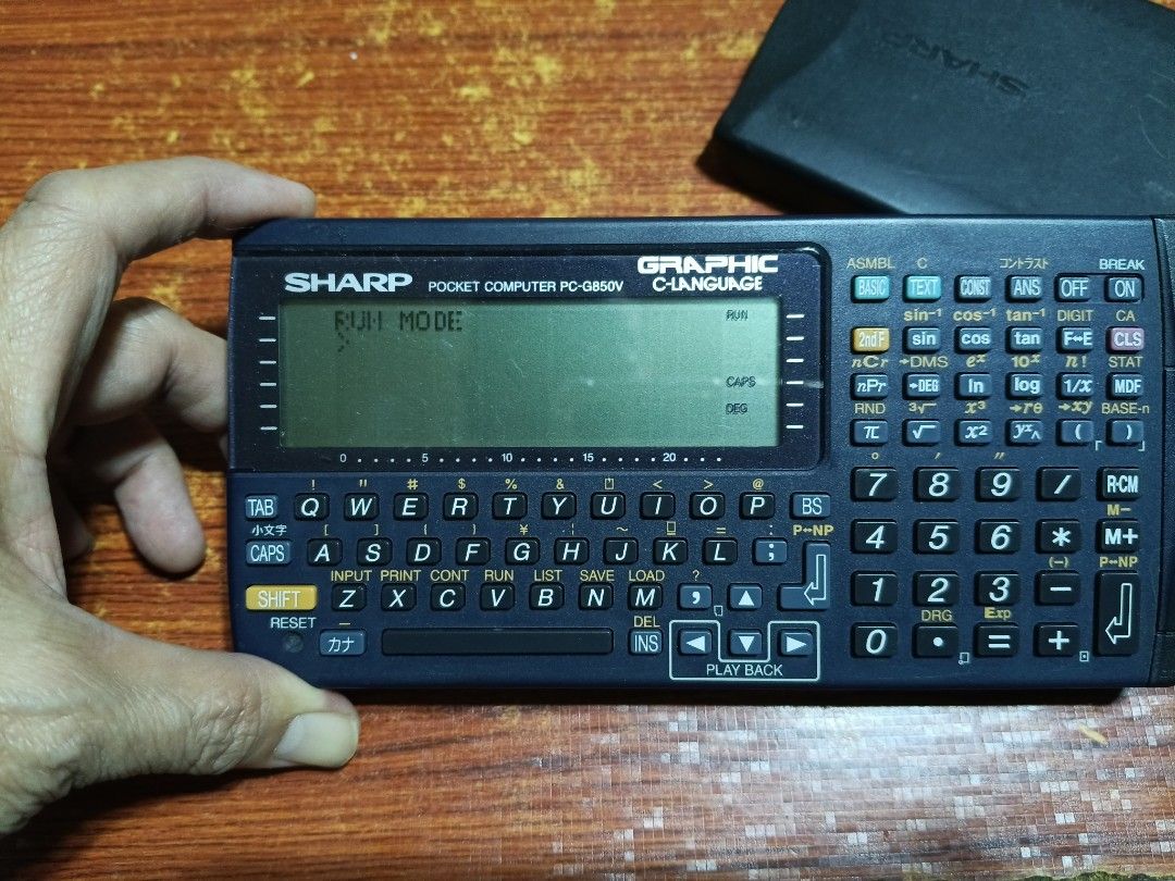 SHARP Pocket Computer PC-G850V, Computers & Tech, Laptops & Notebooks ...