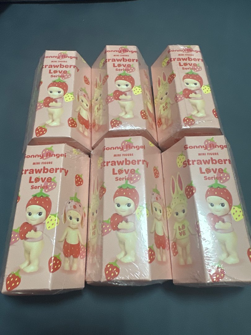 Sonny Angel Strawberry Love Series Mini Figures, Hobbies & Toys, Toys ...