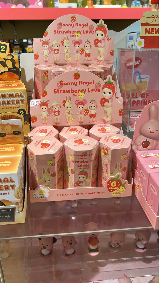 Sonny Angel Strawberry Love Series Blind Box, Hobbies & Toys, Toys ...